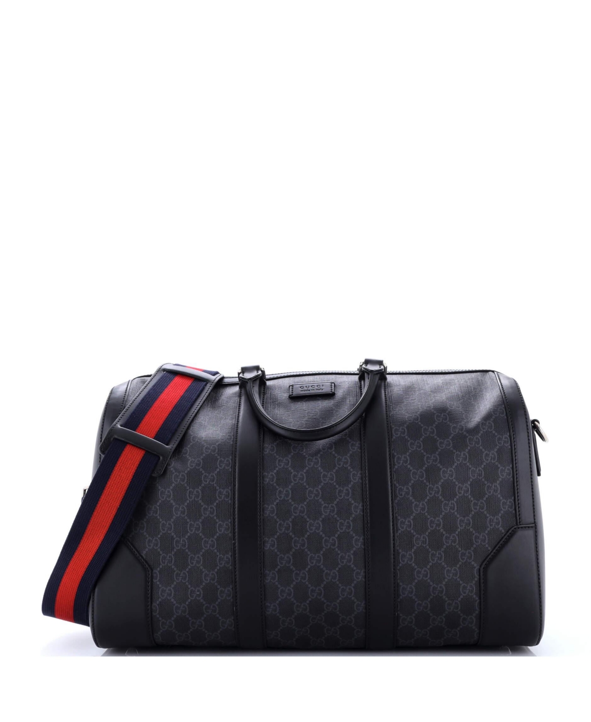 Click here for Pre-Owned Gucci Medium Convertible Duffle Bag Gg C... prices