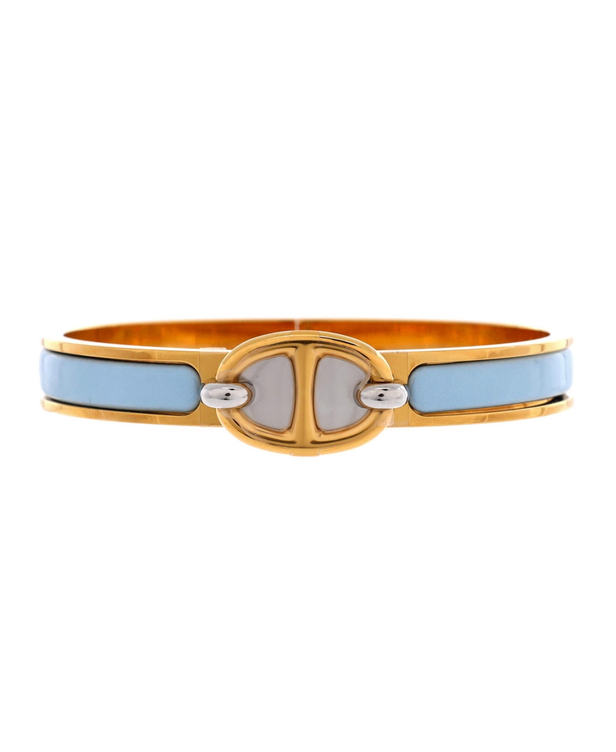 Click here for Pre-Owned HERMES Clic H Bracelet - Enamel  metal prices