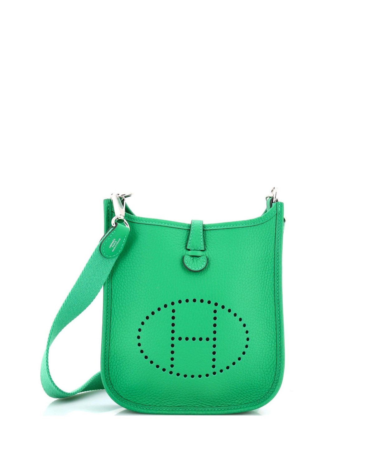 Click here for Pre-Owned HERMES Tpm Evelyne Bag Gen Iii Clemence... prices