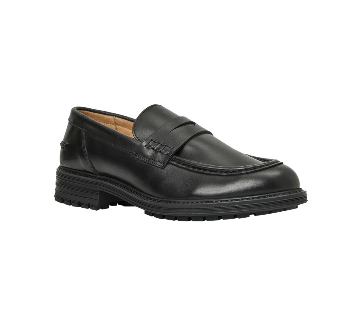 Click here for Aquatalia Mens Slip-on Penny Loafers - Black Calf prices