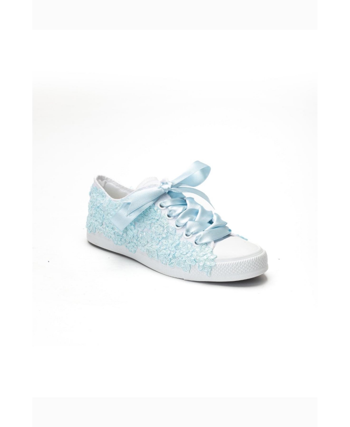 Click here for Forever & Always Shoes Womens Azure Lace Bloom Bri... prices