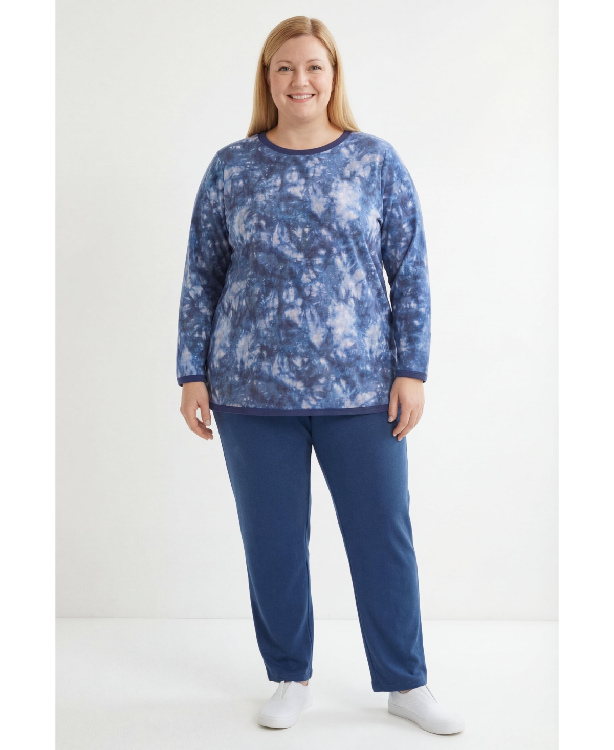 Click here for Woman Within Womens Within Fleece Sweatshirt Set -... prices