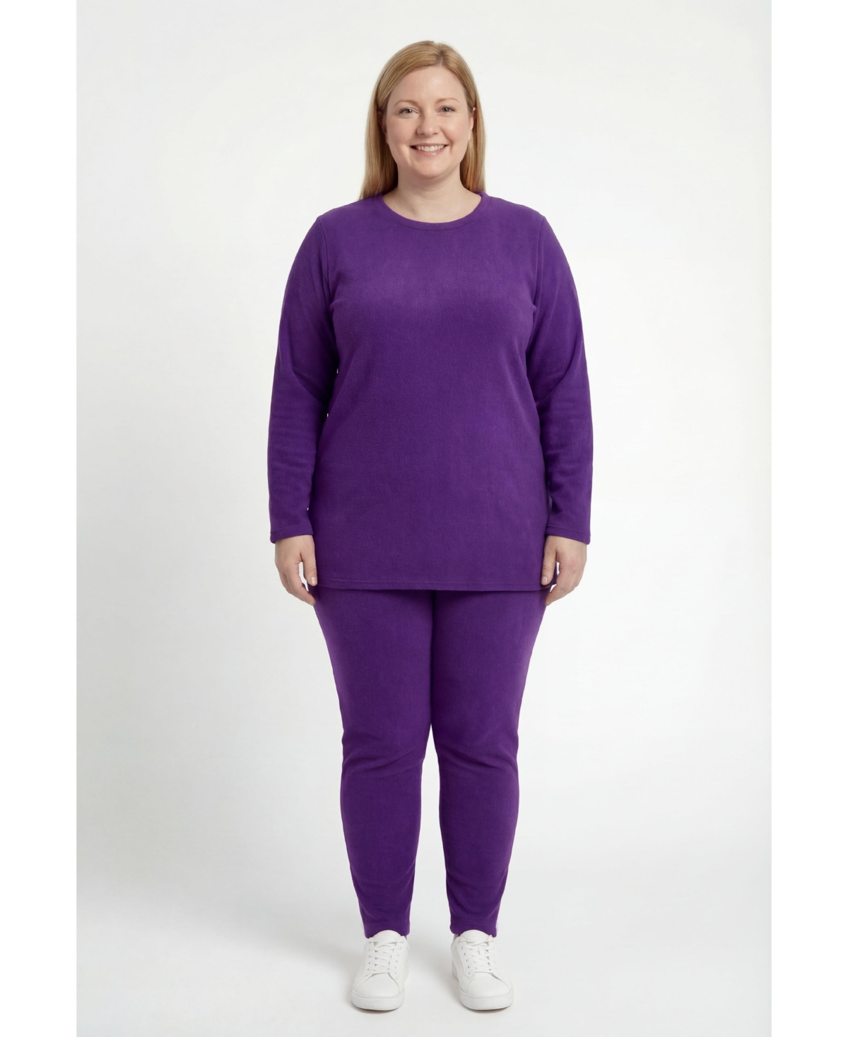 Click here for Woman Within Womens Within Fleece Sweatshirt Set -... prices