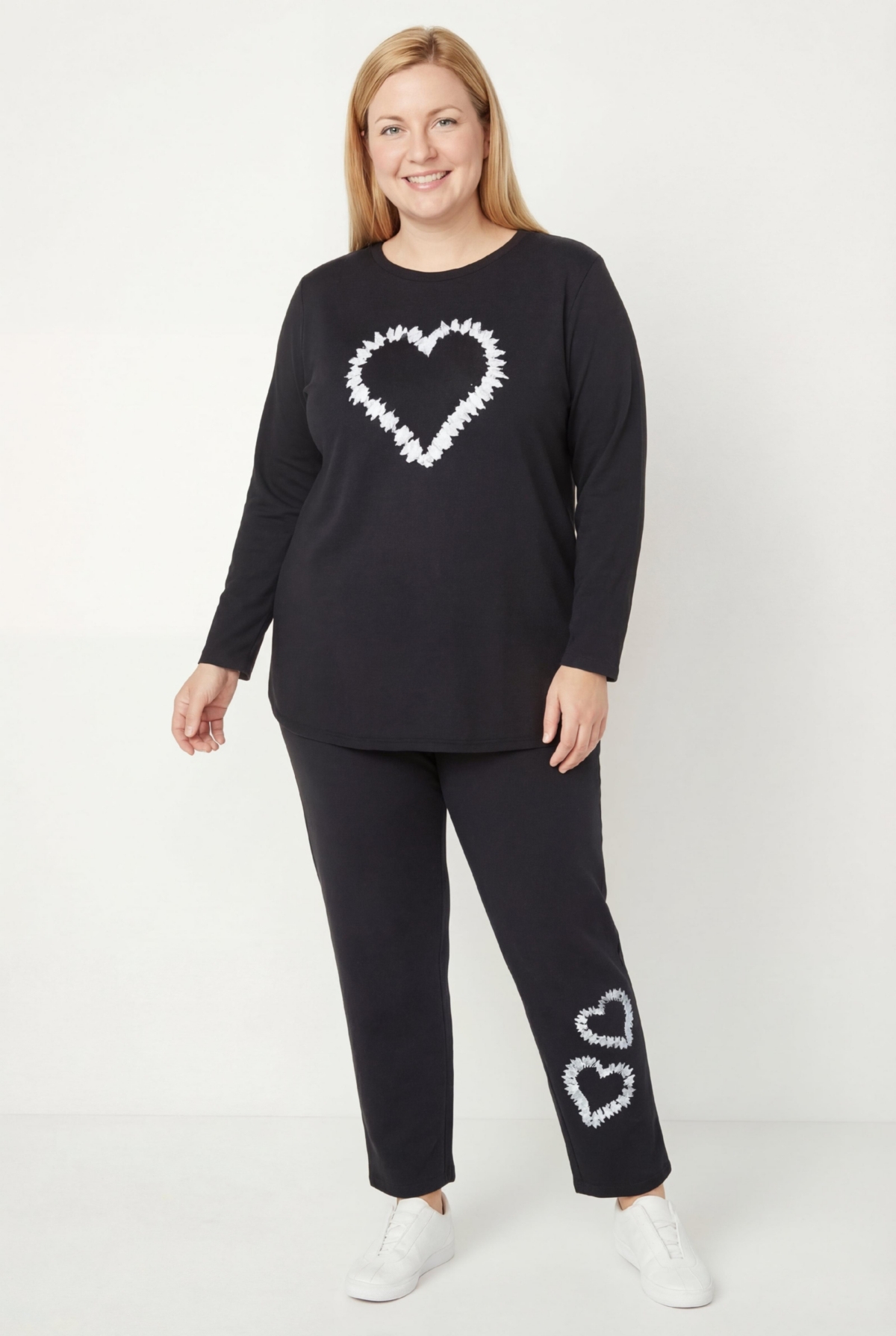 Click here for Woman Within Womens Within Fleece Sweatshirt Set -... prices