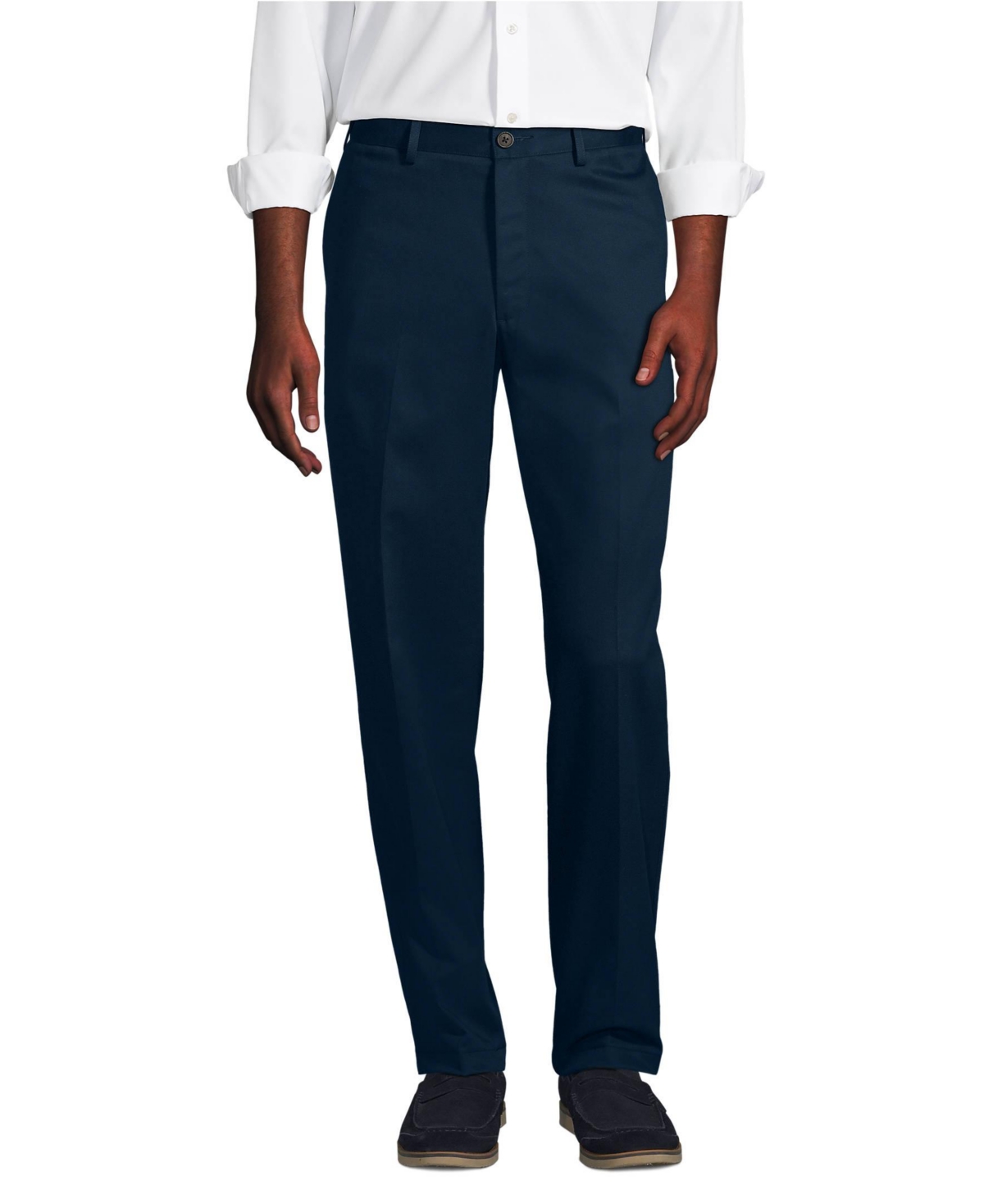 Click here for Lands End Mens No Iron Chino Pants with Comfort Wa... prices