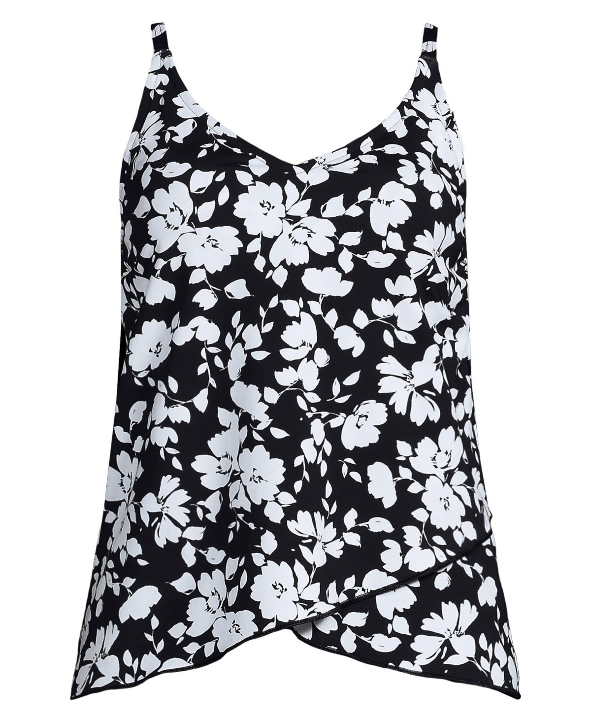 Click here for Lands End Womens Dd-Cup Tulip Hem Tankini Top - Bl... prices