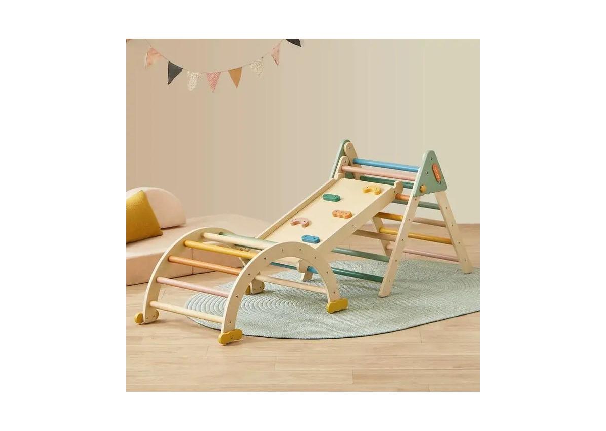 Click here for Tiny Land 7-in-1 Morandi Pikler Triangle Set prices