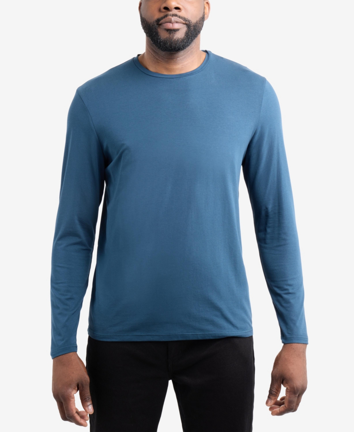 Click here for X-Ray Mens Soft Stretch Crew Neck Long Sleeve T-sh... prices