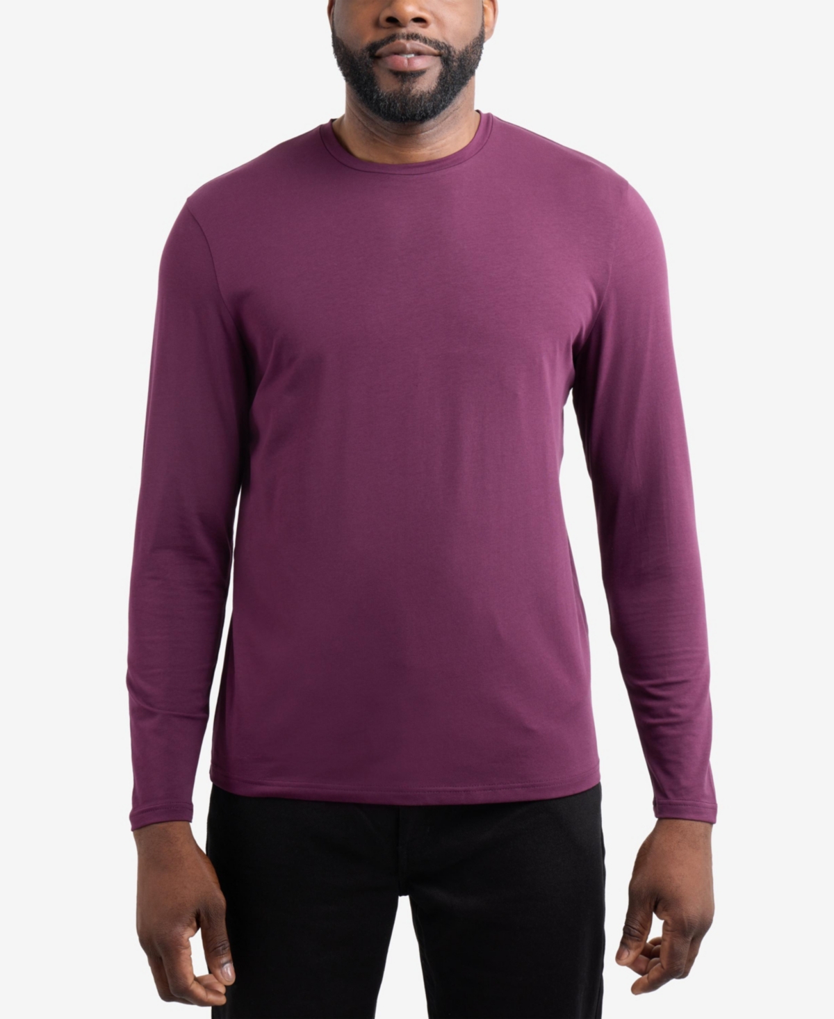 Click here for X-Ray Mens Soft Stretch Crew Neck Long Sleeve T-sh... prices