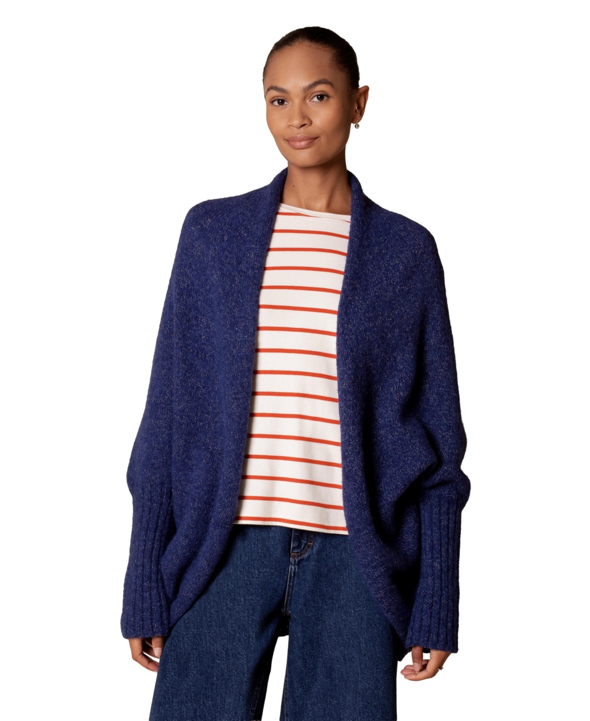 Click here for Celtic & Co. Womens Alpaca Silk Blend Cocoon Cardi... prices