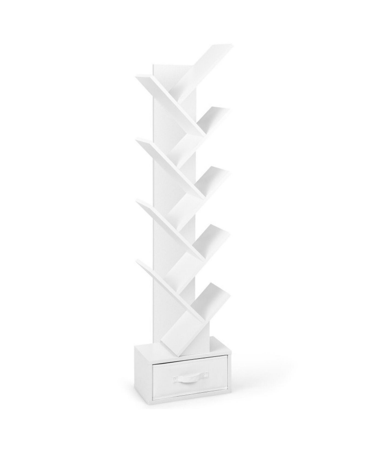 Click here for Gouun 10-Tier Tree-Shaped Bookshelf with Fabric Dr... prices