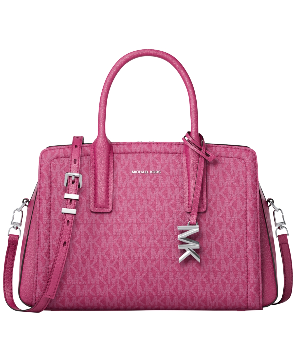 Click here for Michael Michael Kors Laila Small Signature Logo Sa... prices