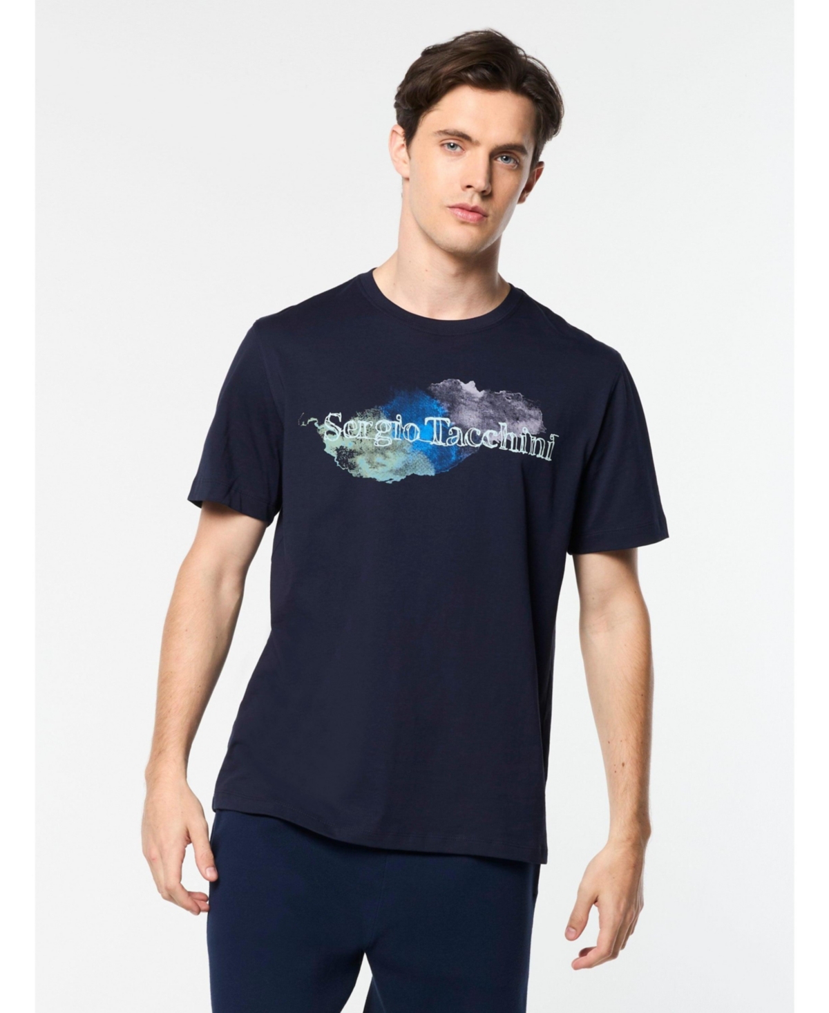 Click here for Sergio Tacchini Mens Rin T-shirt - Maritime blue prices