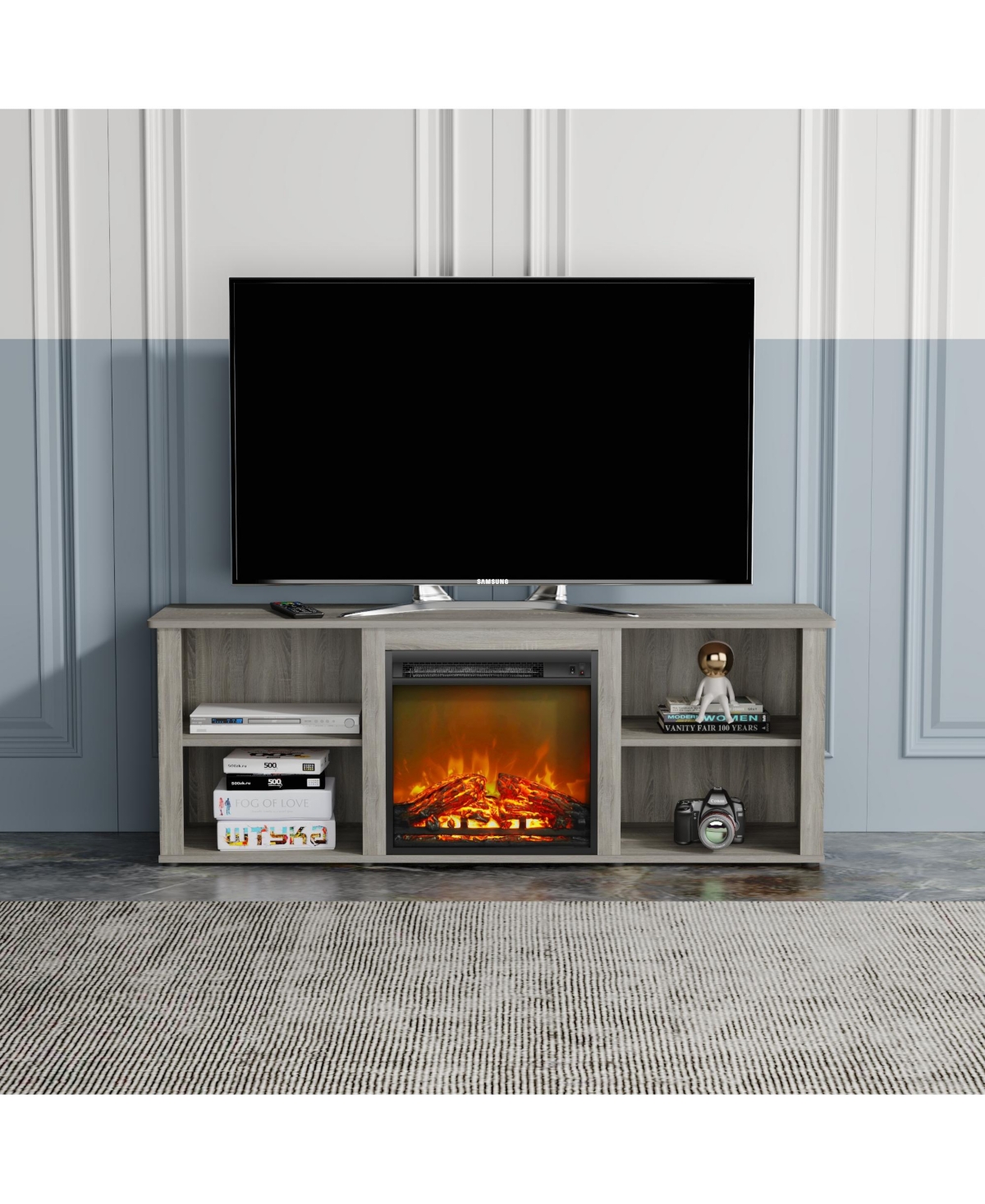 Click here for Homlux Modern Fireplace Tv Stand for TVs up to 65&... prices