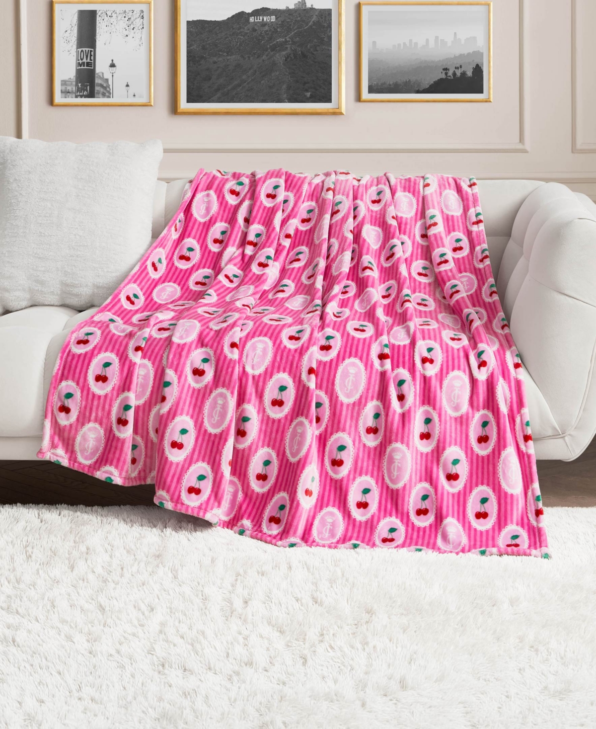 Click here for Juicy Couture Lightweight Ultra-Soft Plush Throw... prices