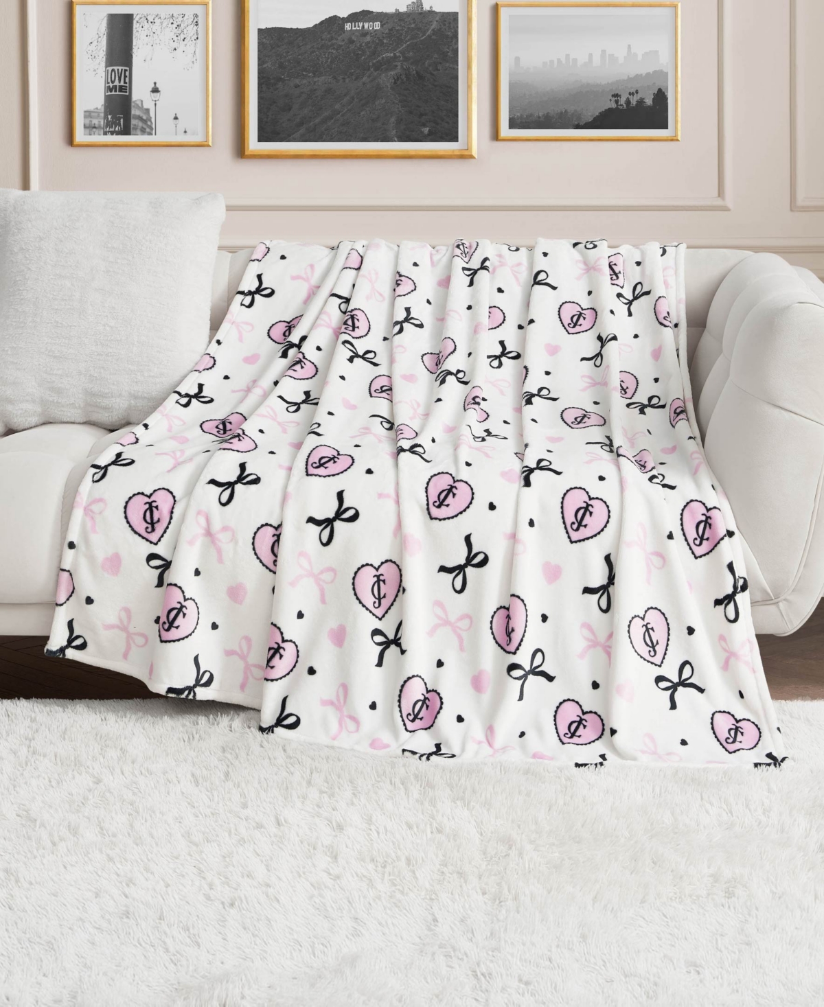 Click here for Juicy Couture Lightweight Ultra-Soft Plush Throw... prices