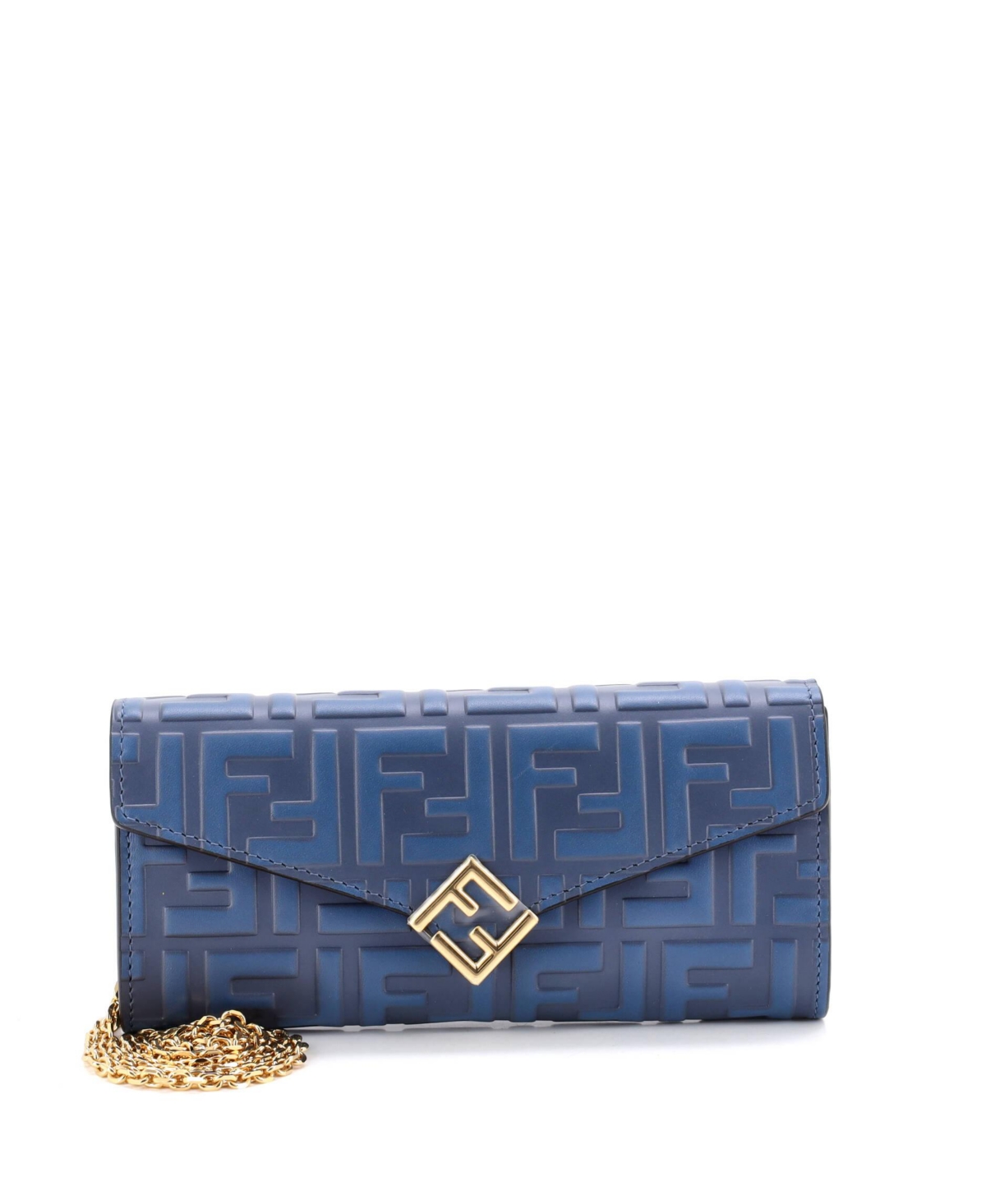 Click here for Pre-Owned Fendi F is Fendi Continental Chain Walle... prices