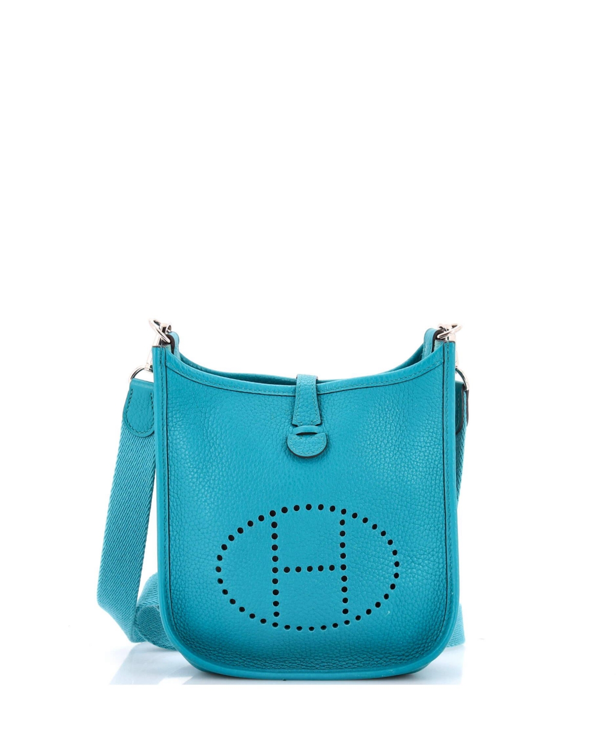 Click here for Pre-Owned HERMES Tpm Evelyne Bag Gen Iii Clemence... prices