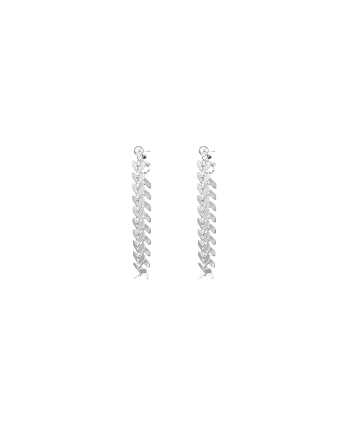 Click here for Bearfruit Jewelry Elara Chevron Drop Earrings Bold... prices