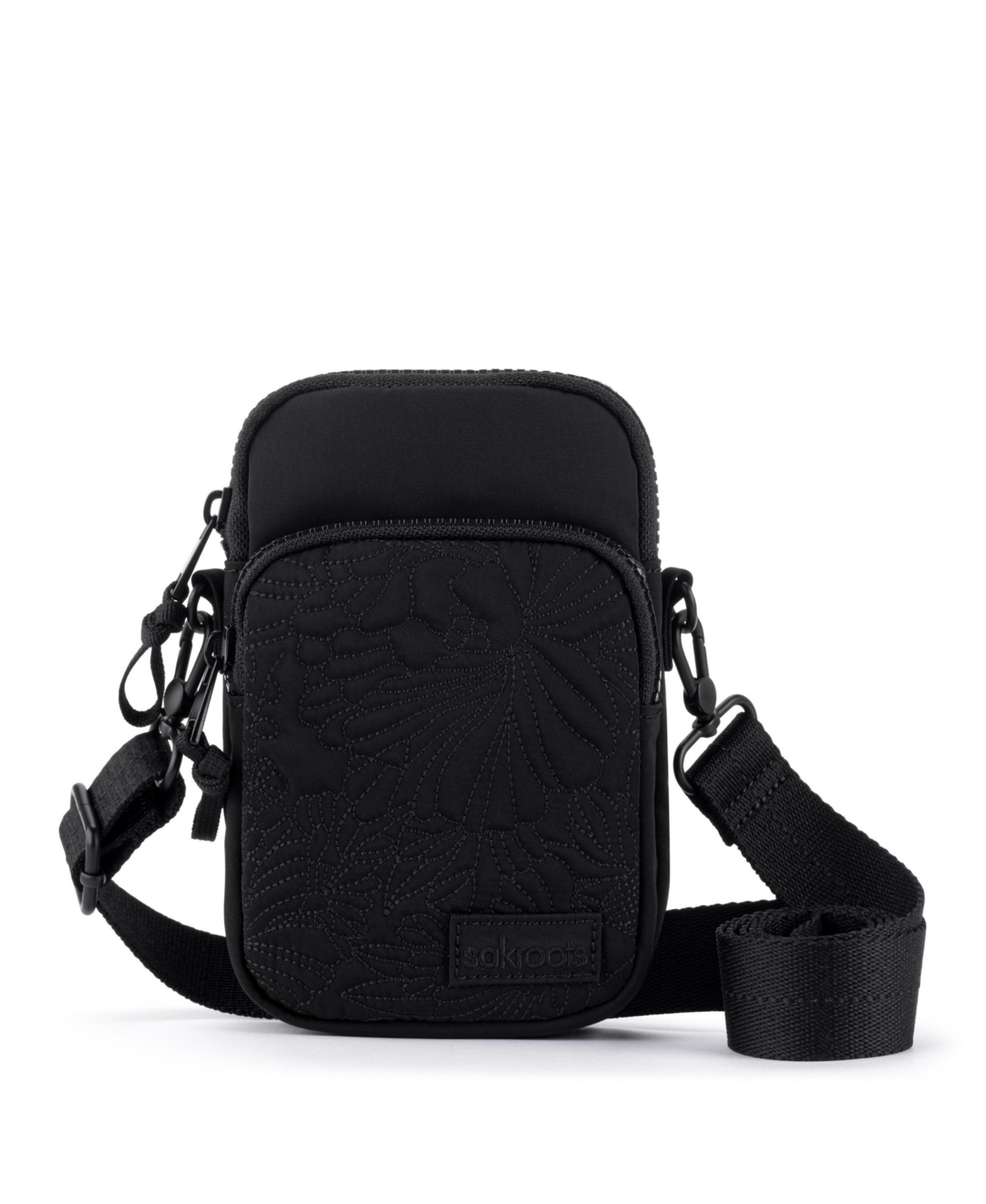 Click here for Sakroots Womens Koa Smartphone Crossbody - Black f... prices