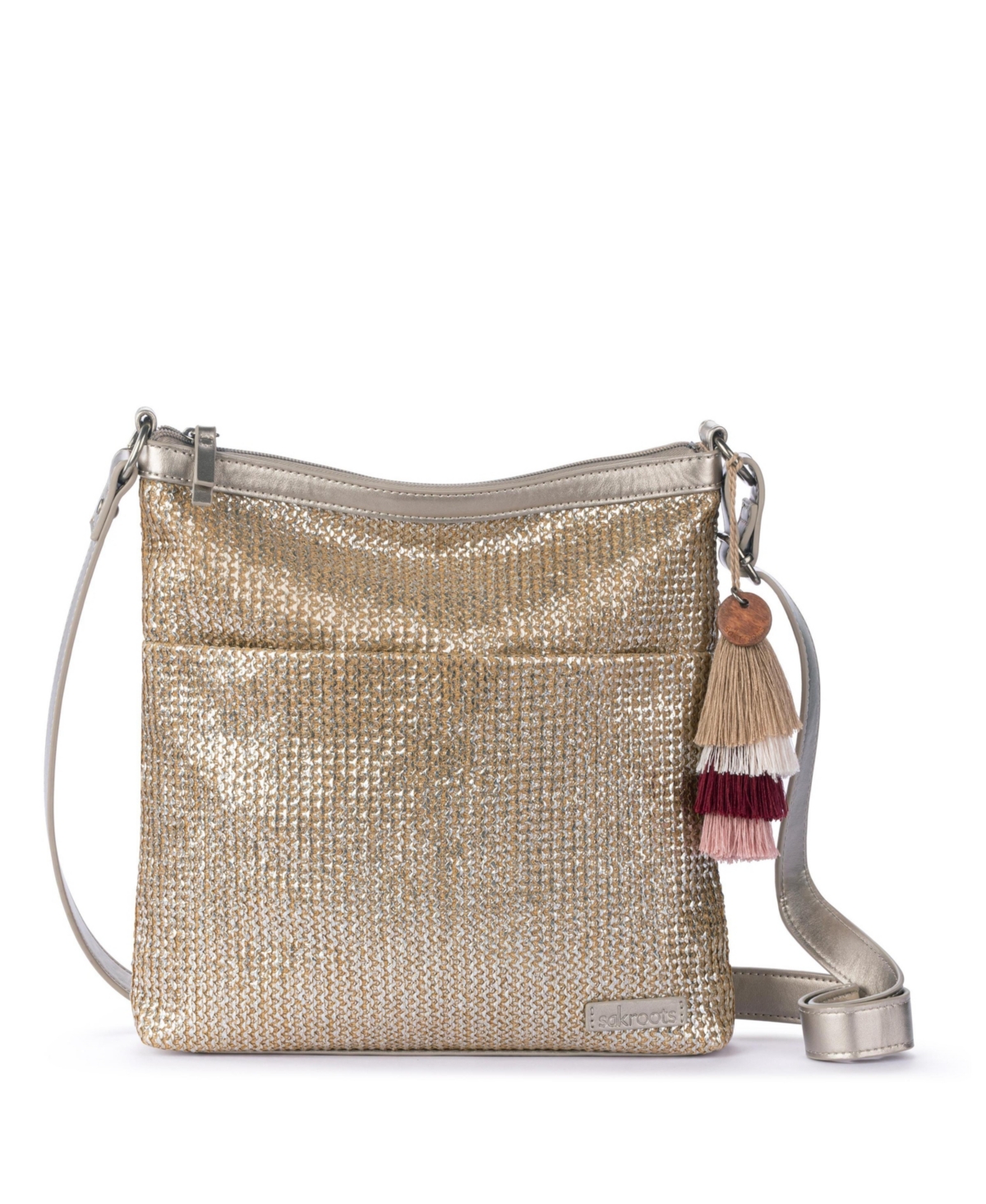 Click here for Sakroots Womens Banyan Crossbody - Pyrite straw prices