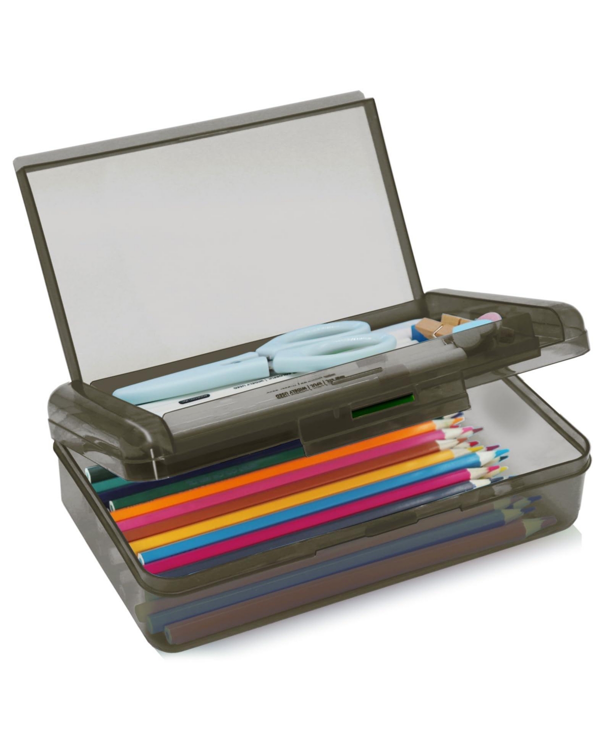 Click here for Gnuadz Double Layer Hard Pencil Case Plastic Trans... prices