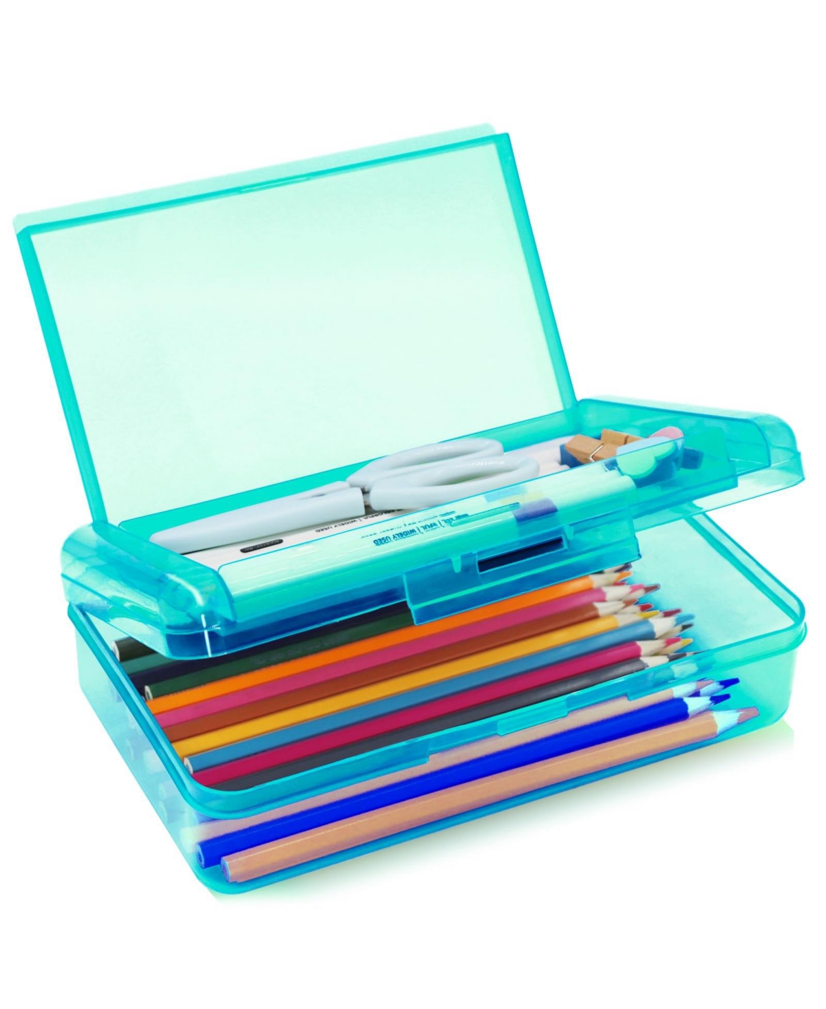 Click here for Gnuadz Double Layer Hard Pencil Case Plastic Trans... prices