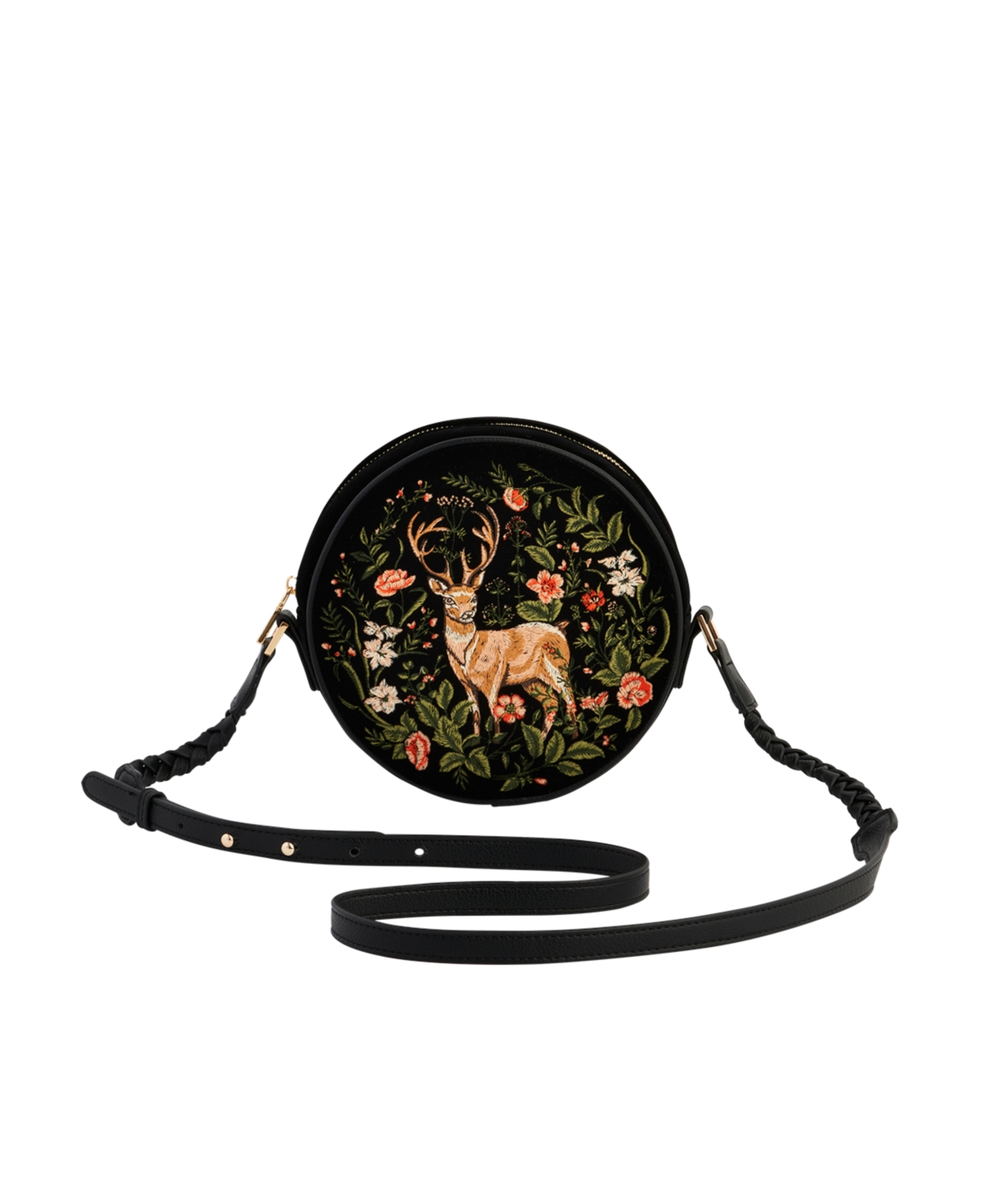 Click here for Fable England Aurora Fawn Embroidered Black Circle... prices