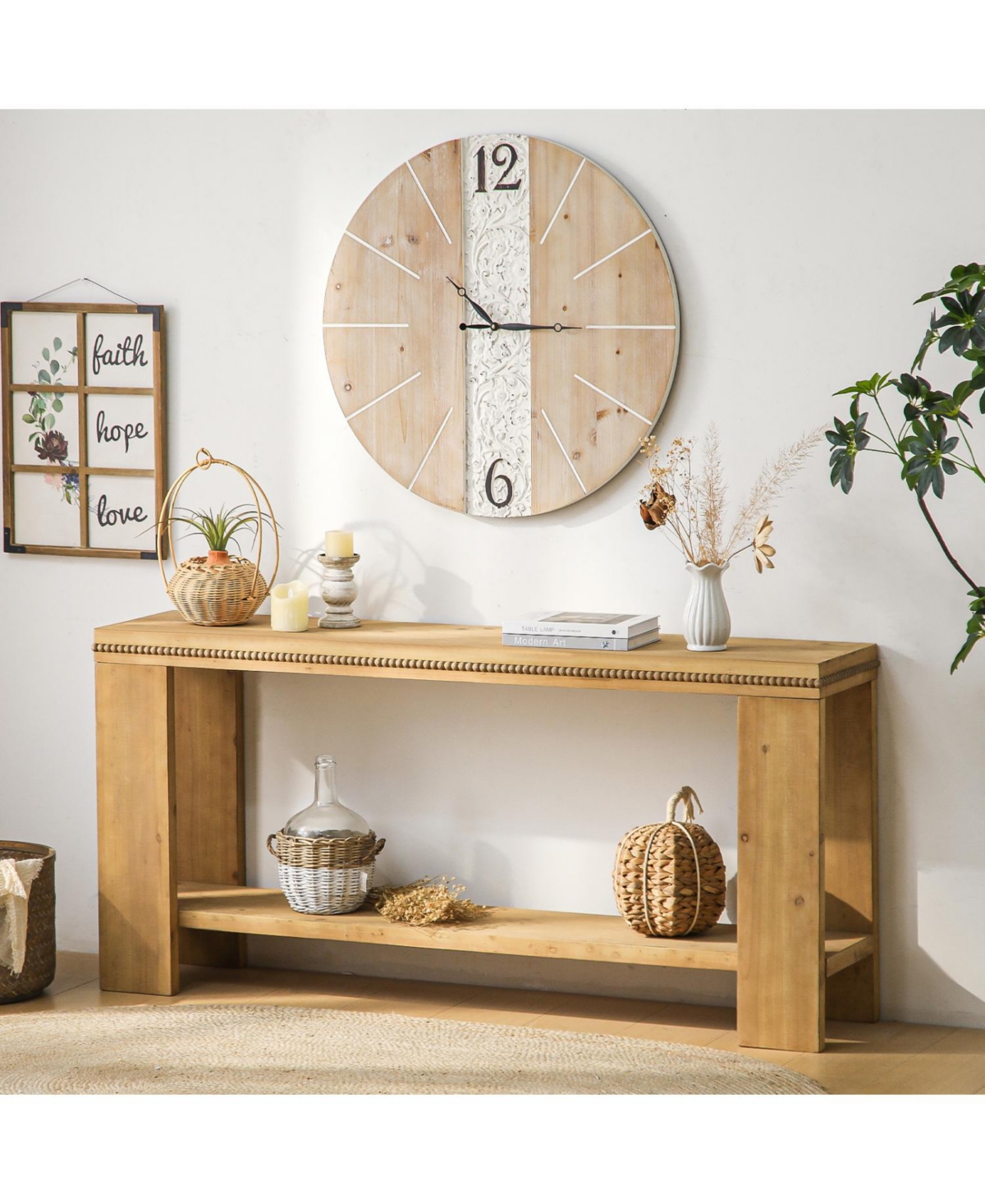 Click here for Streamdale Furniture 63 Boho Console Table - Rusti... prices