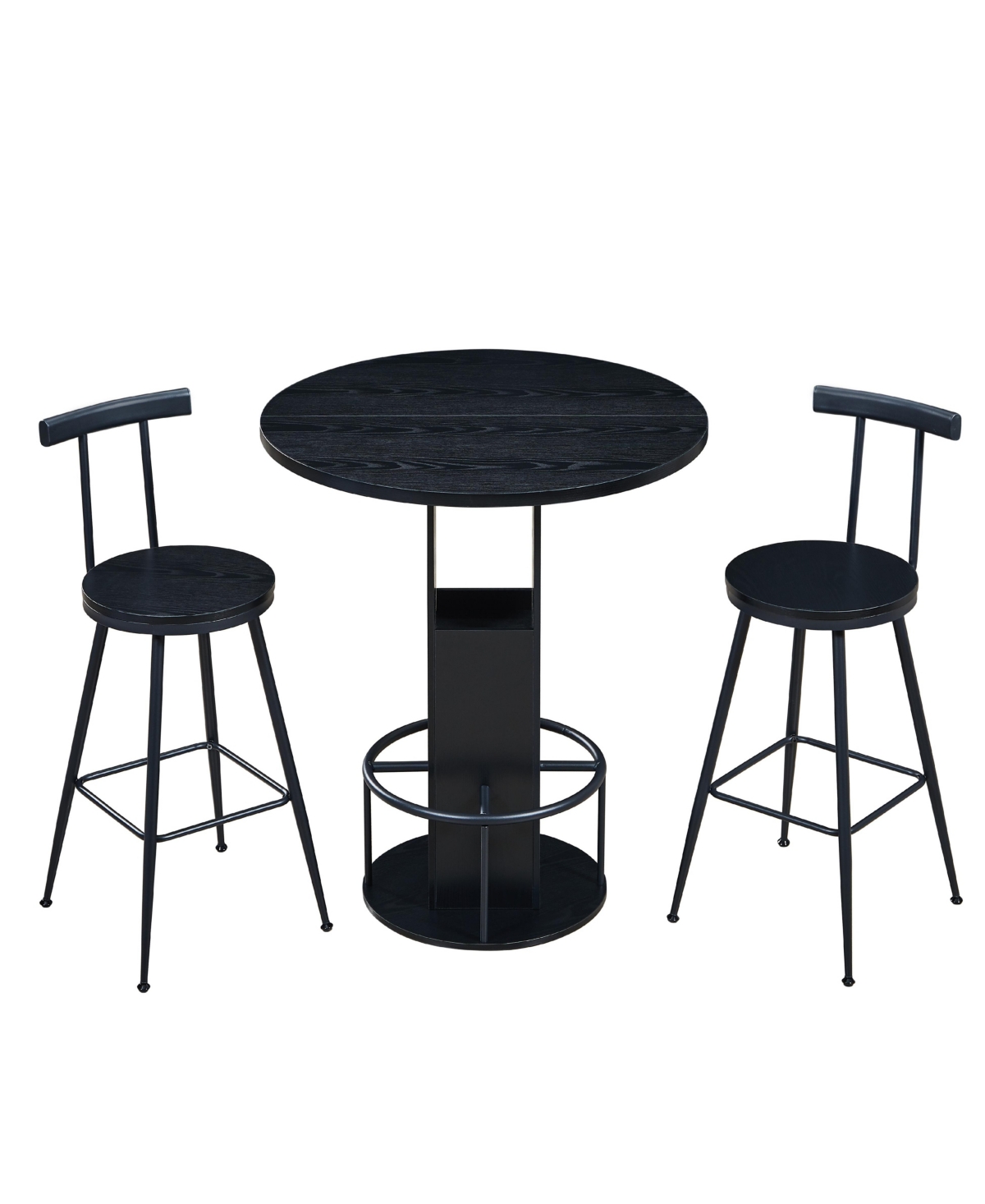 Click here for sumyeg 3-Piece Bar Table Set with 31.5-Inch Round... prices