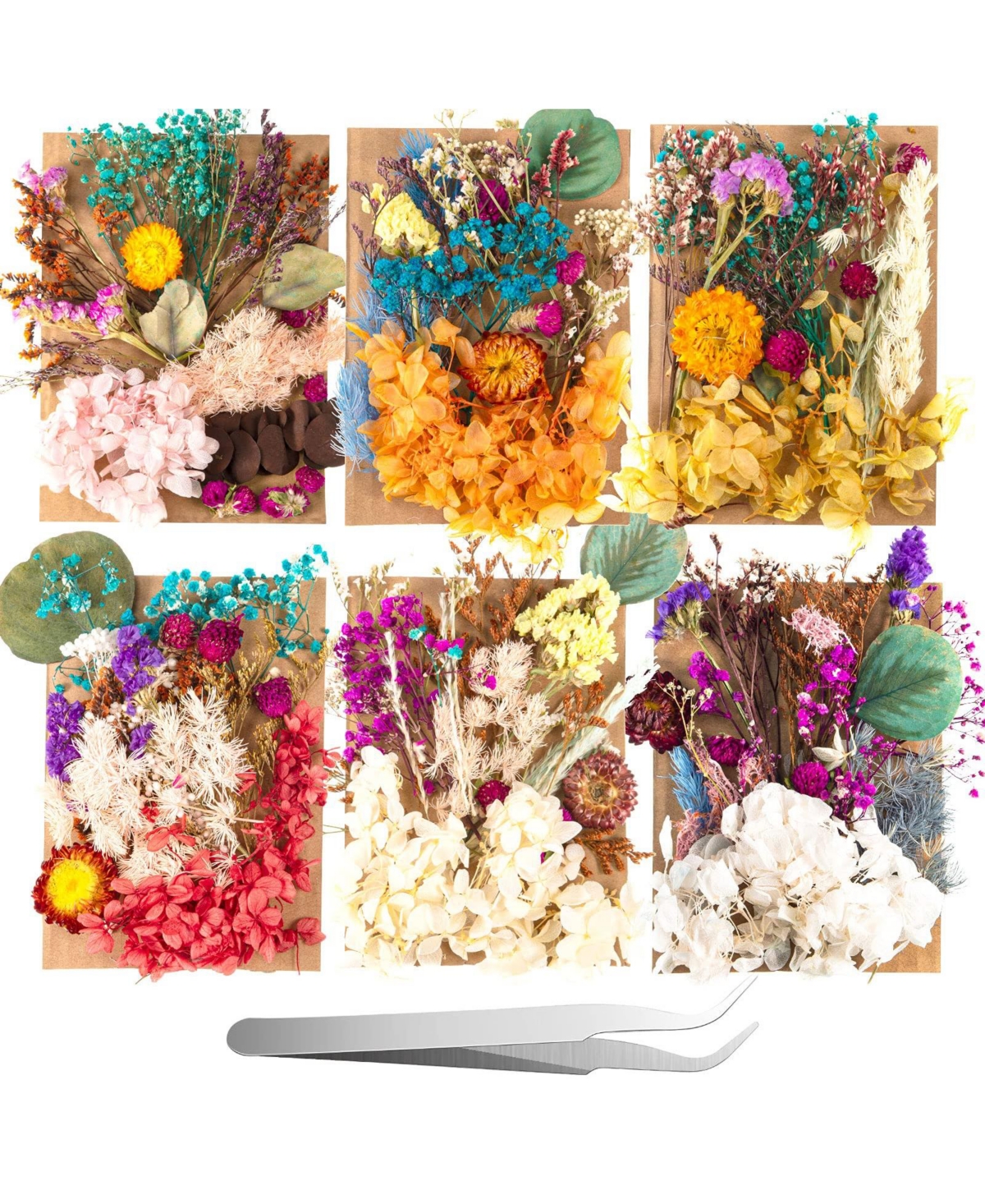 Click here for Gnuadz 200 Dried Pressed Flowers Leaves Real Mixed... prices