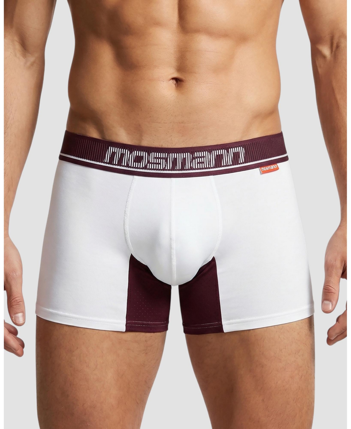 Click here for Mosmann Australia Mens Zues Bamboo Trunks - White prices