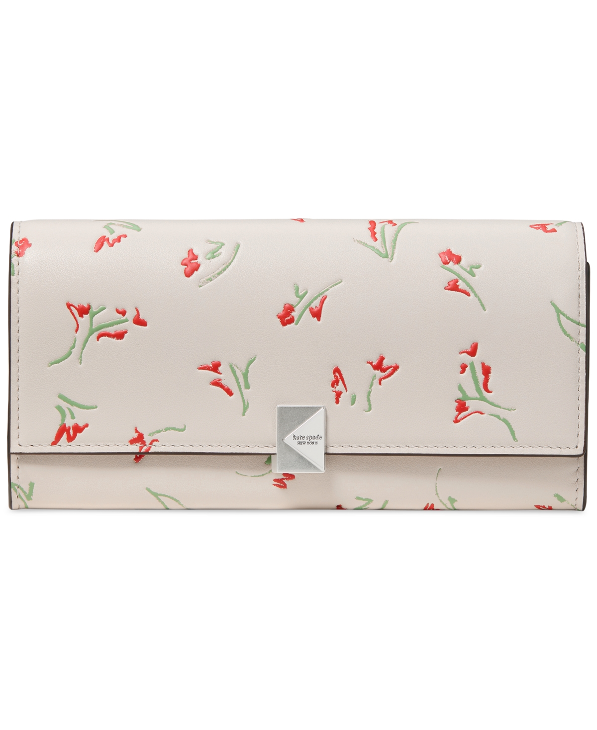 Click here for Kate Spade New York Vibrant Large Flap Wallet - Cr... prices