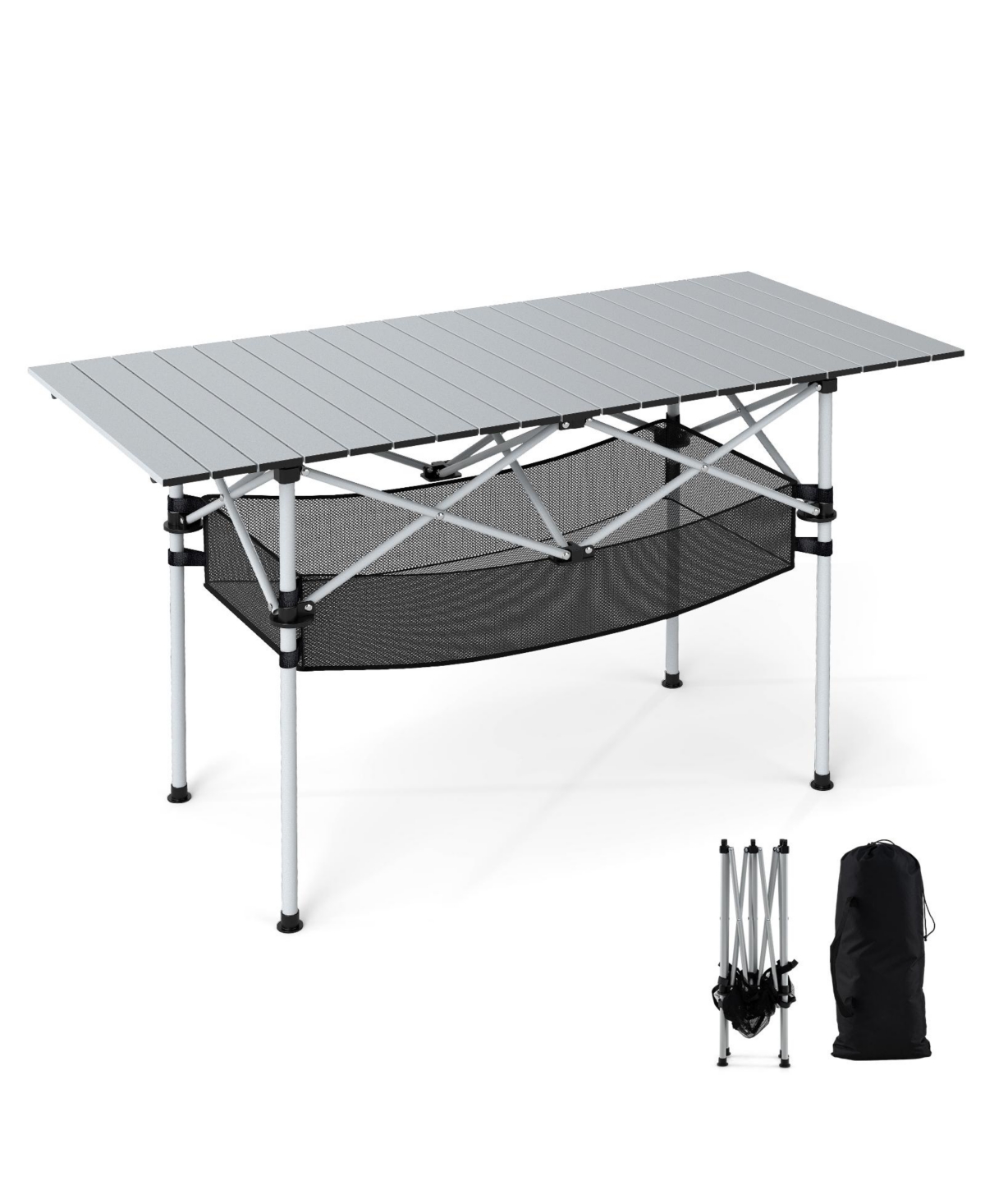 Click here for Gouun Portable Roll-Up Aluminum Camping Table with... prices