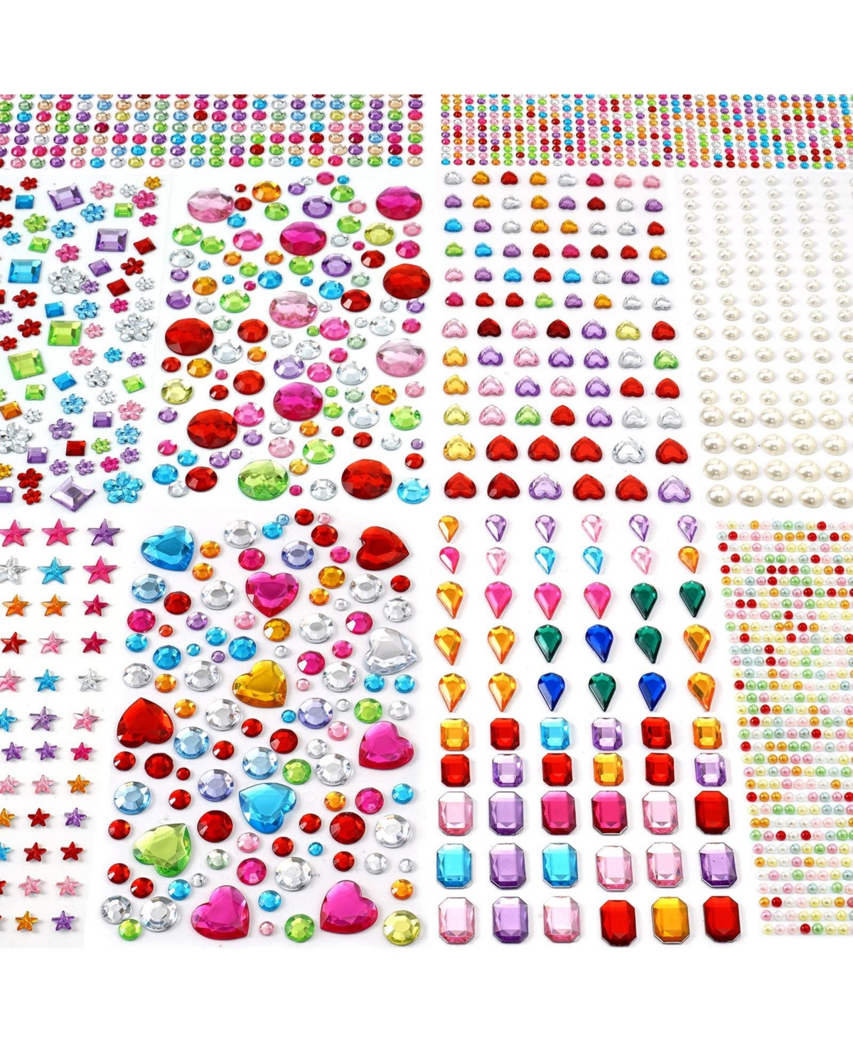 Click here for Gnuadz 2774pcs Self Adhesive Rhinestone Stickers J... prices