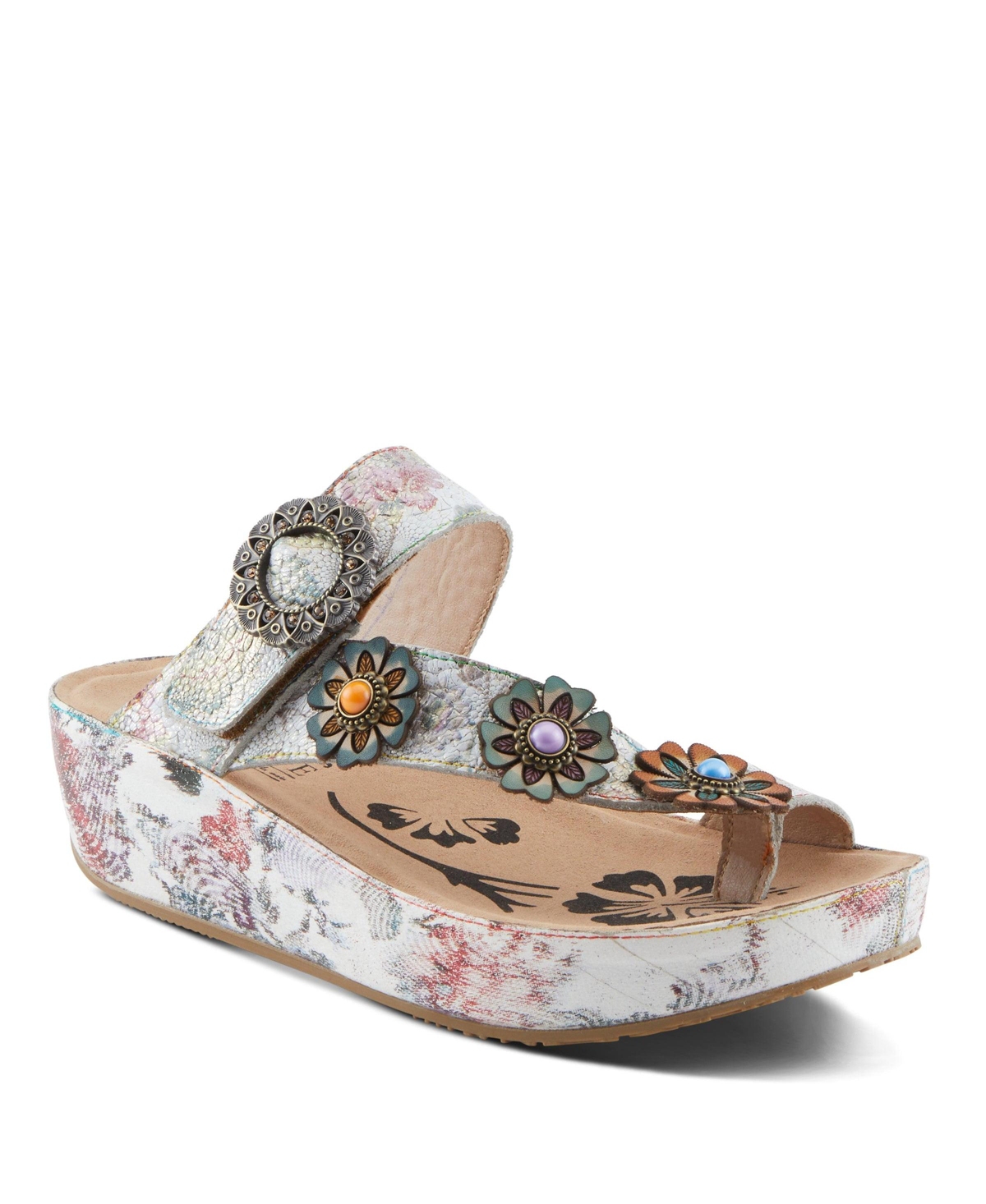 Click here for LArtiste womens Spring Step Blissbloom - Ice multi prices