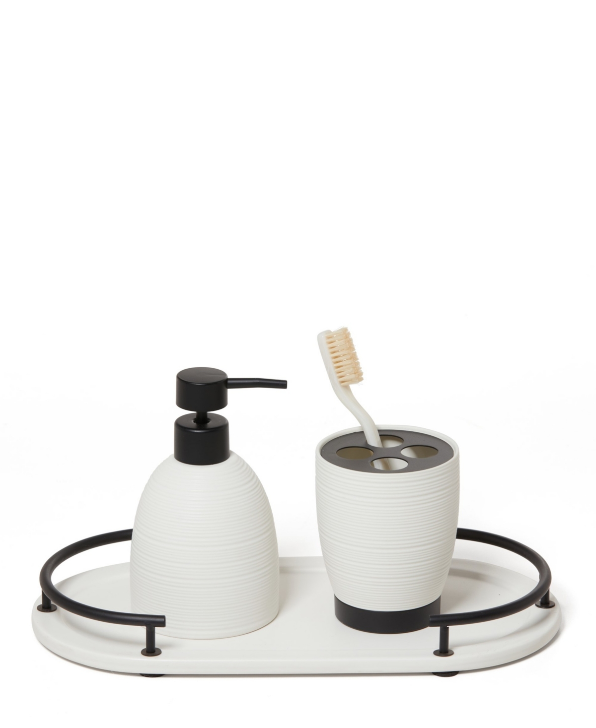 Click here for Roselli Trading Company Dubai 3-Pc. Bath Set - Whi... prices