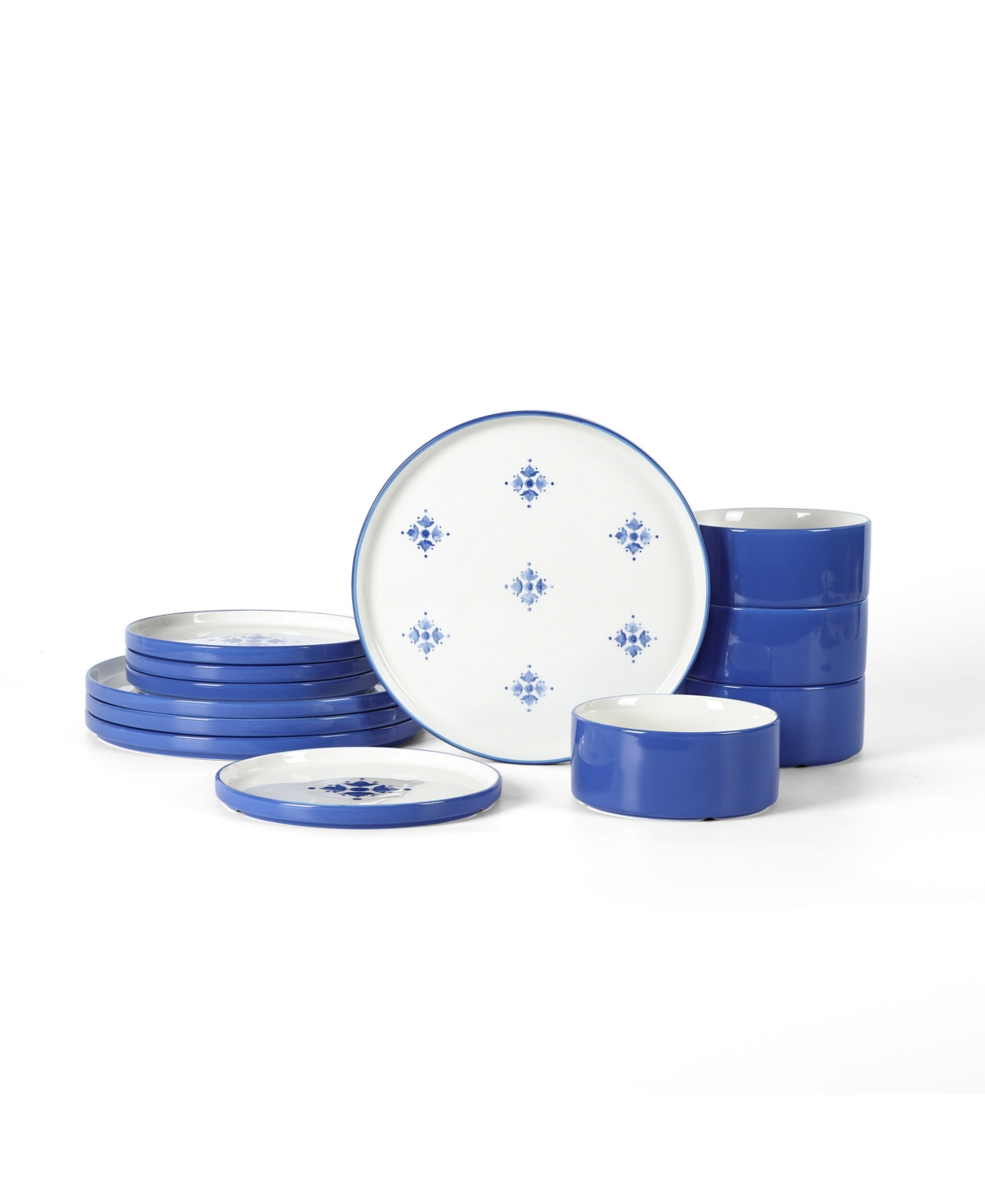 Click here for Stone Lain Cobalt 12-Pc. Dinnerware Set  Service F... prices