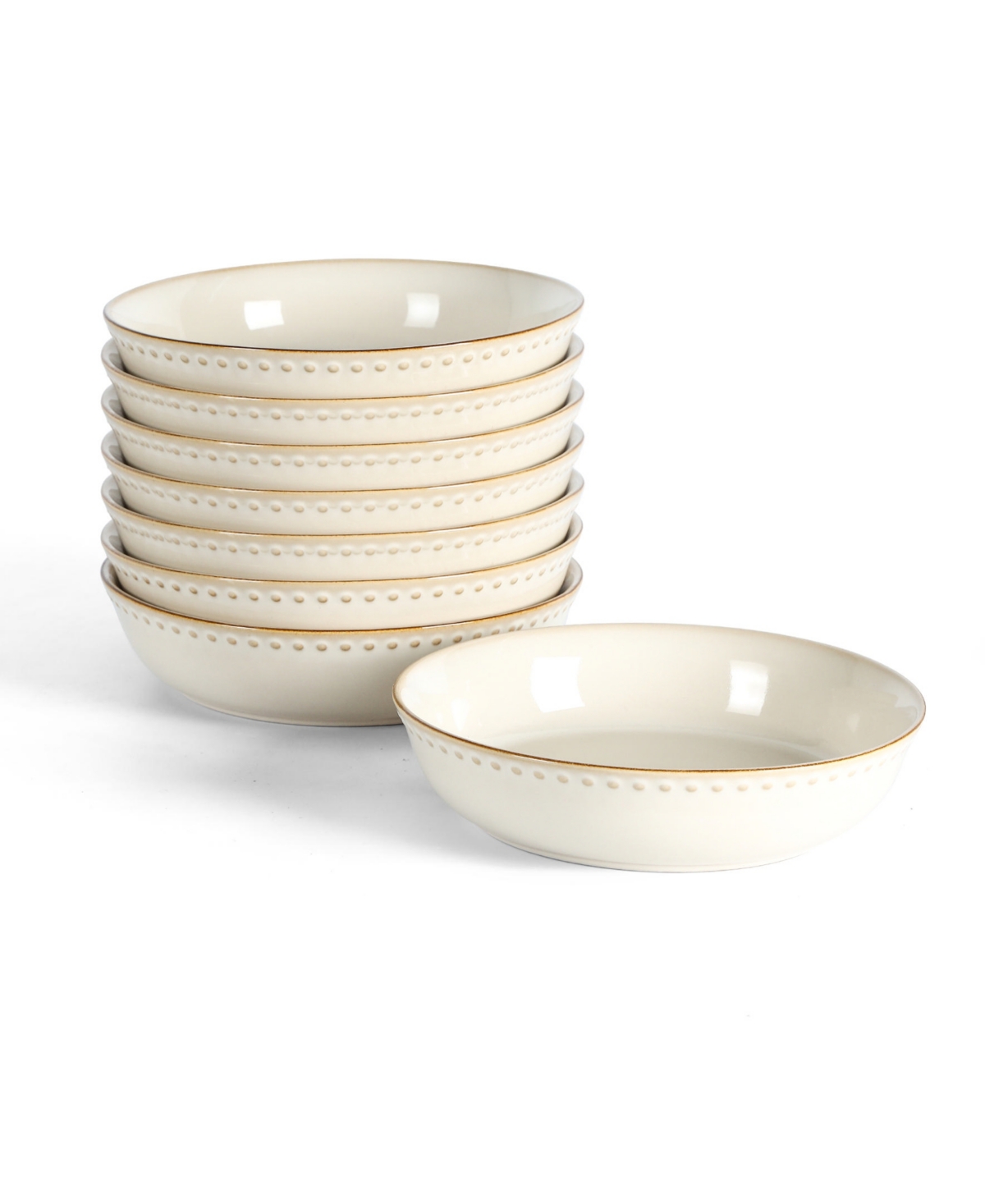 Click here for Stone Lain Comet Pasta Bowls  Set of 8 - Cream prices