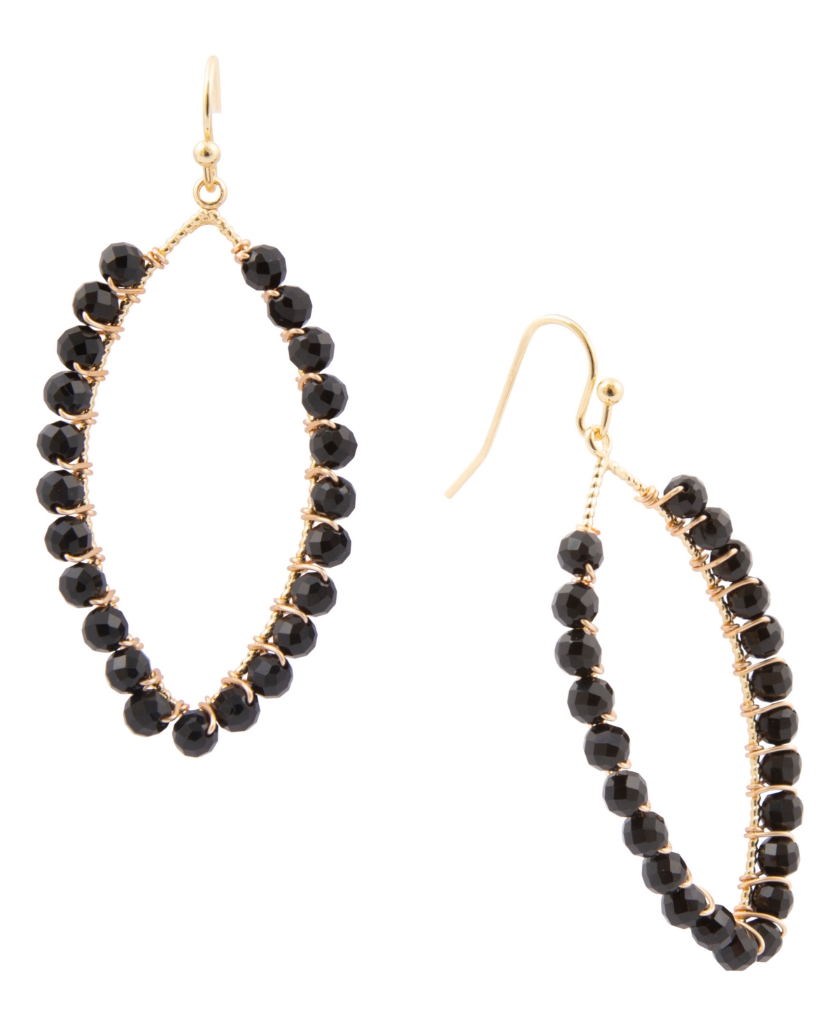 Click here for Barse White Mother of Pearl Tear Drop Golden Loop... prices