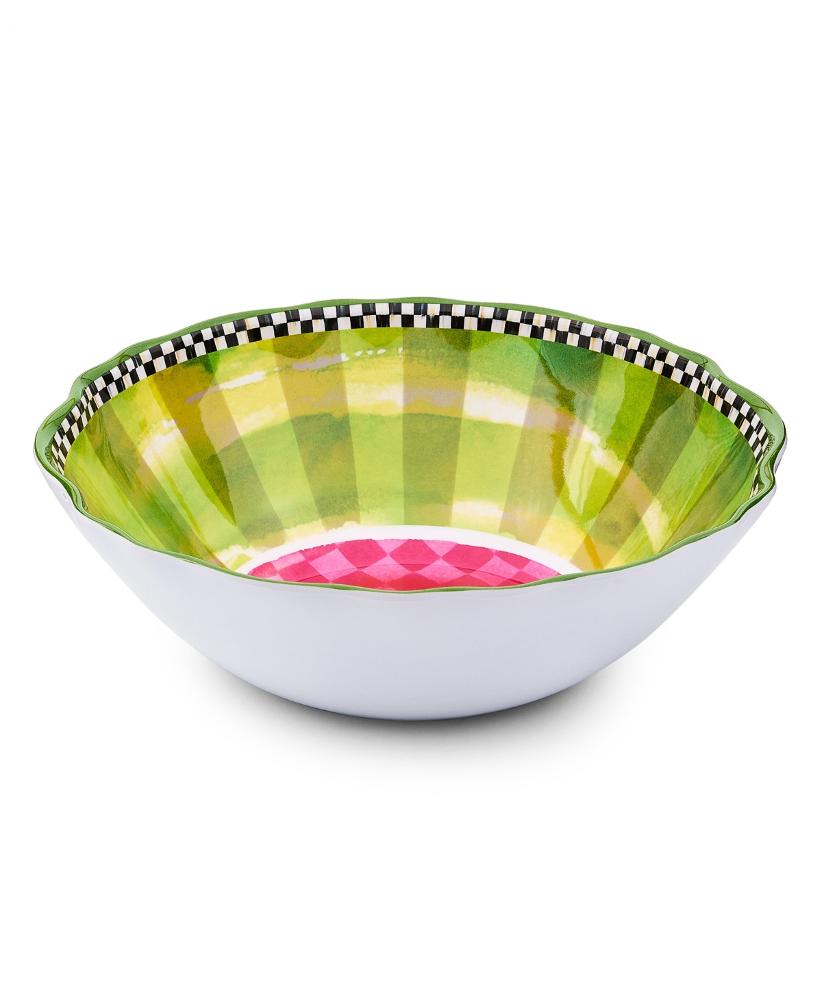 Click here for MacKenzie-Childs Watermelon Melamine Serving Bowl prices