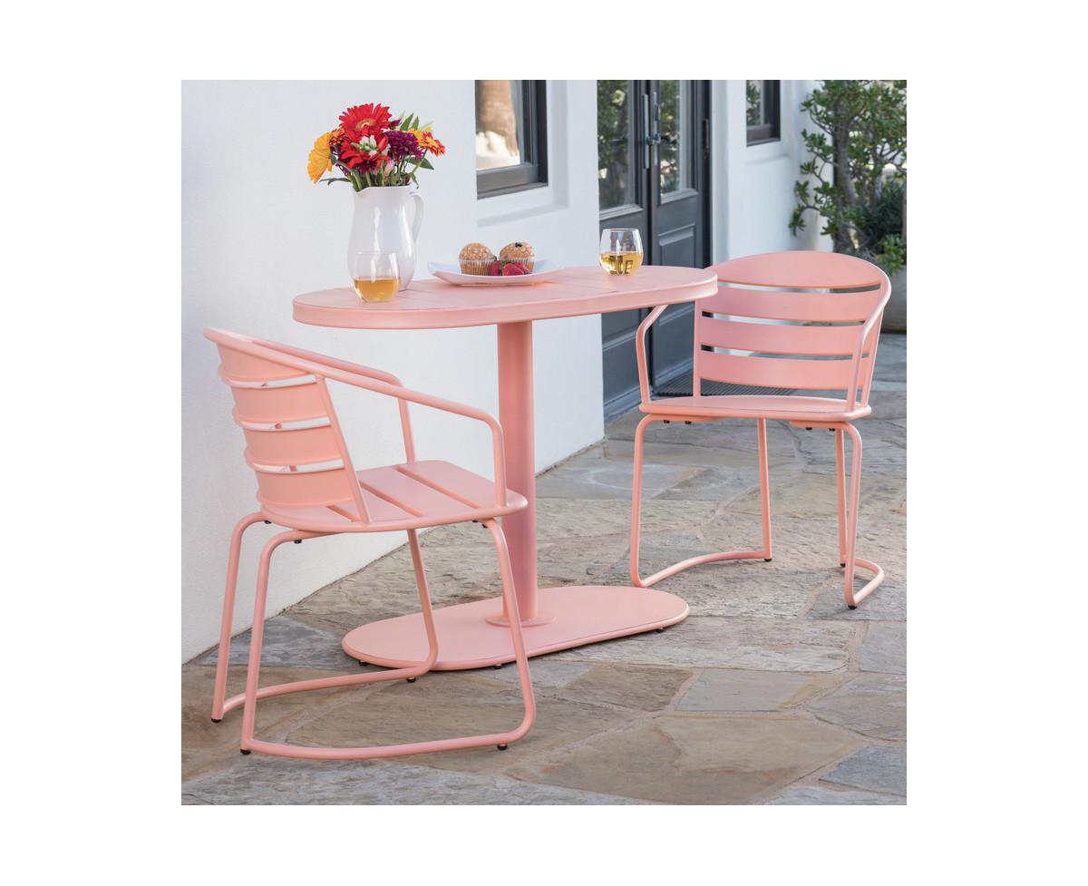 Click here for Sumyeg 3-Piece Retro Modern Outdoor Bistro Set wit... prices