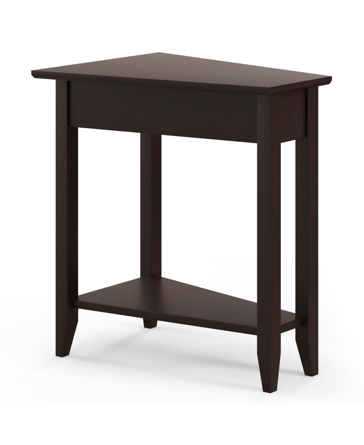 Click here for sumyeg 2-Tier Wedge Narrow End Table with Storage... prices