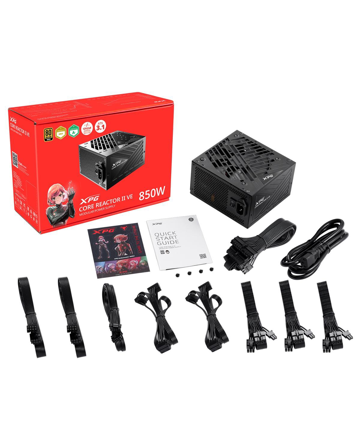 Click here for Adata Core Reactor Ii Ve 850W 80+ Gold Certified F... prices