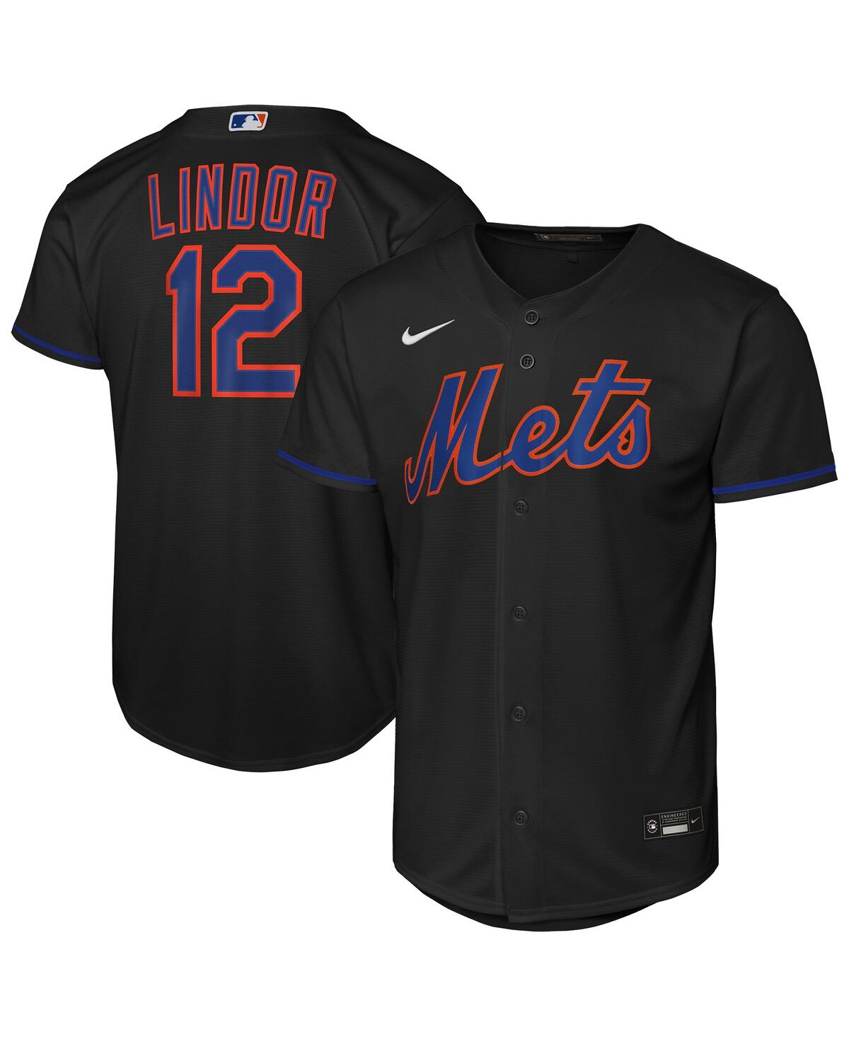 Click here for Nike Big Boys and Girls Francisco Lindor Black New... prices