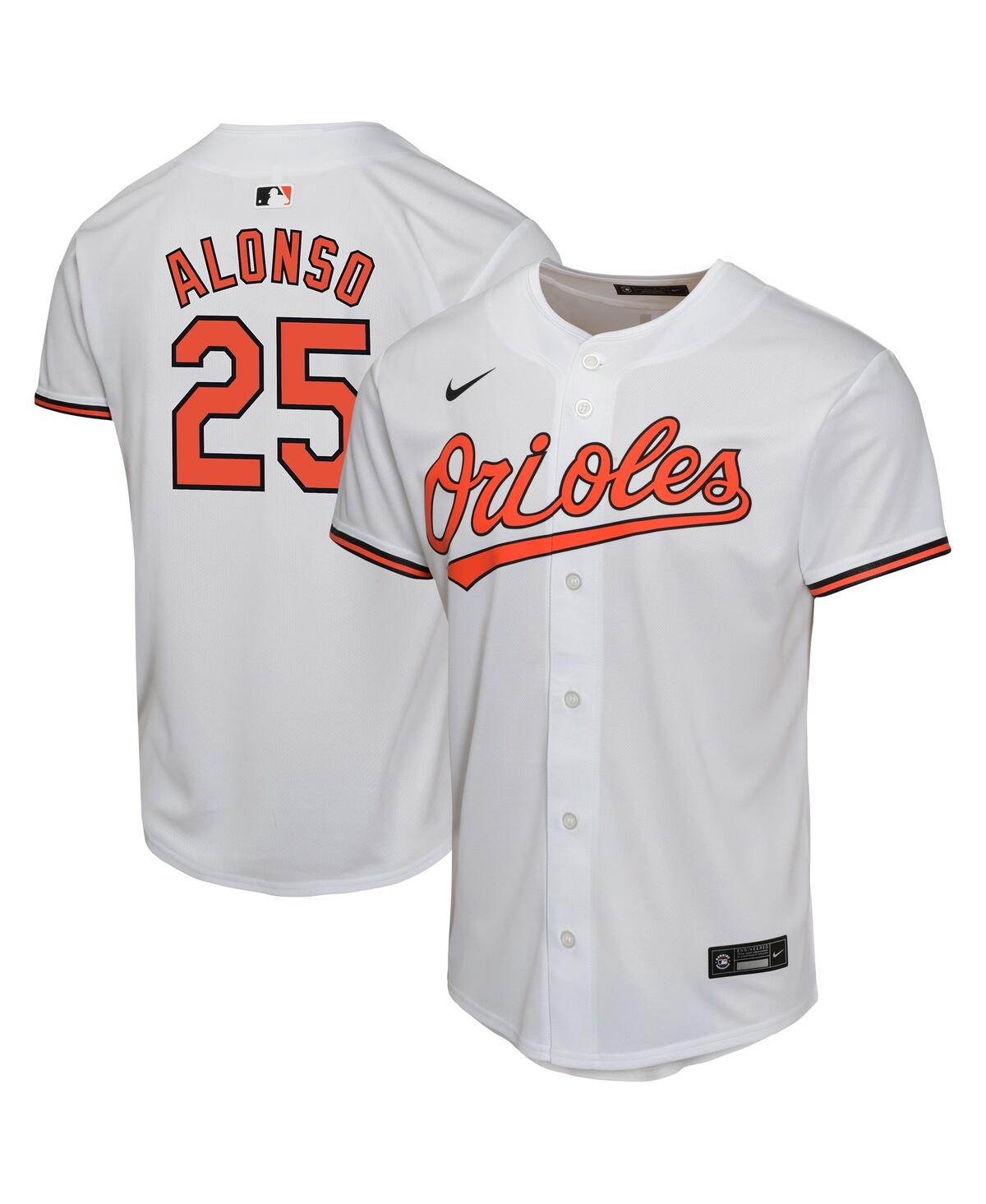 Click here for Nike Big Boys and Girls Pete Alonso White Baltimor... prices