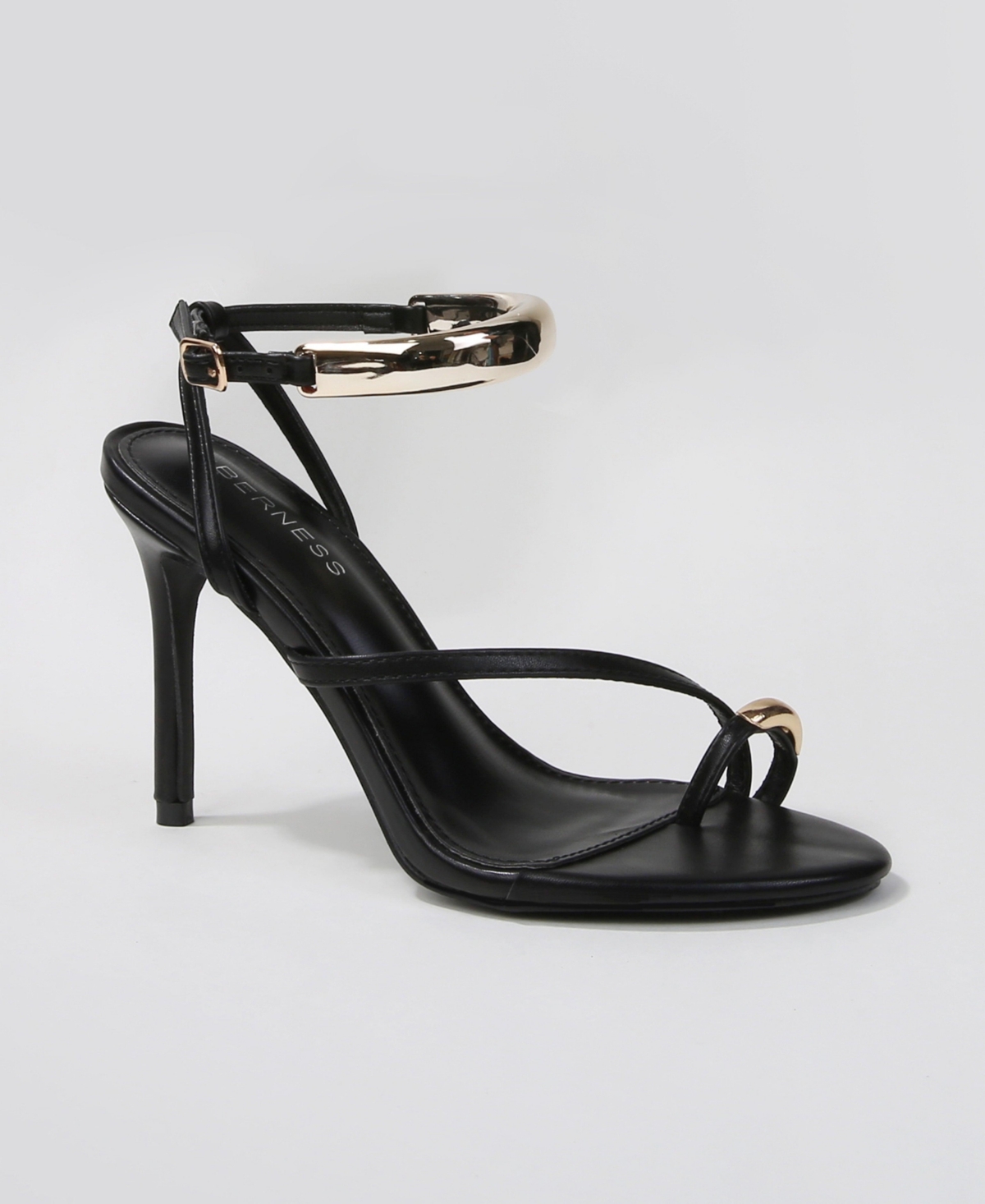 Click here for Berness Womens Harmonie Heeled Sandals - Black prices