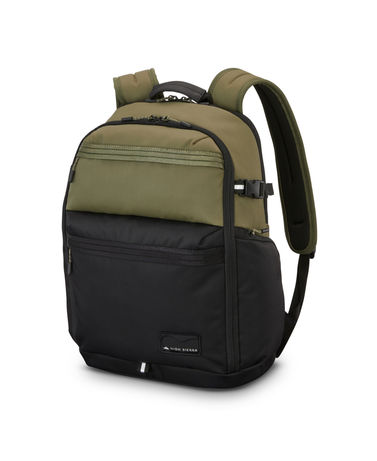 Click here for High Sierra 17 Pro Backpack - Olive  Black prices