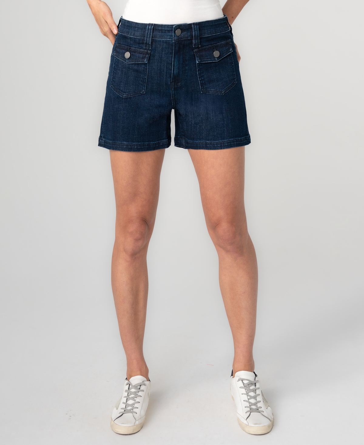Click here for Liverpool Los Angeles Womens Mid-Rise Denim Shorts... prices