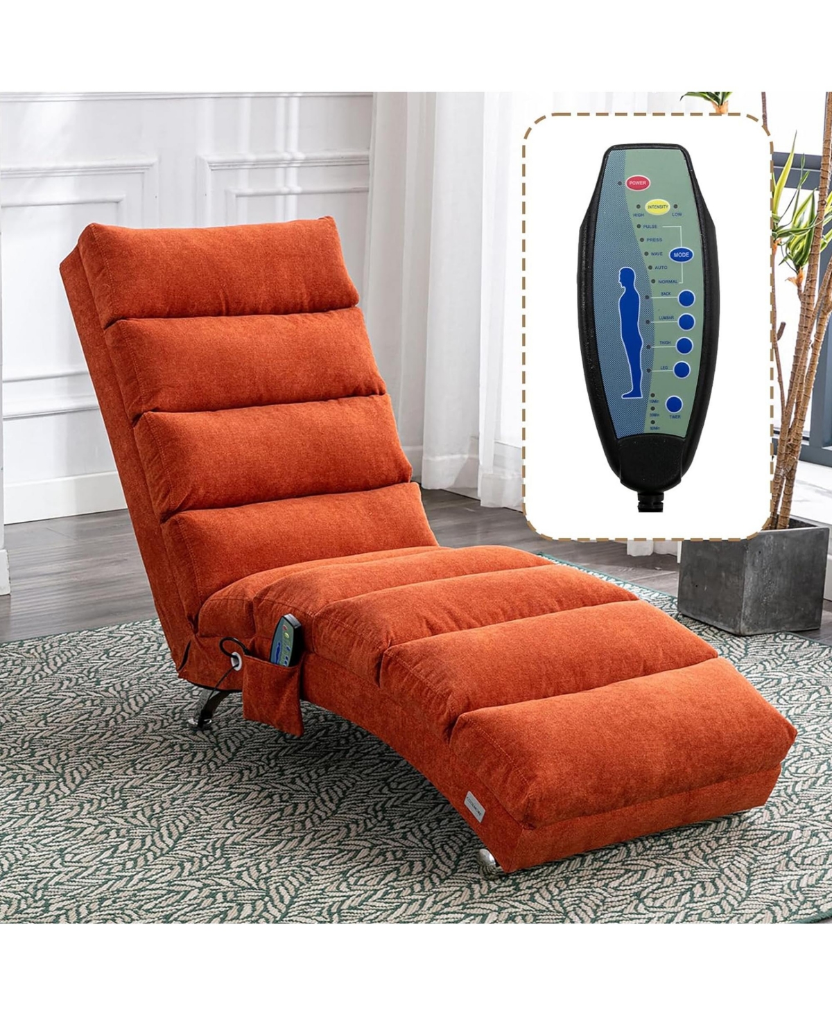 Click here for Rainsken Luxury Upholstered Chaise Lounge Chair wi... prices